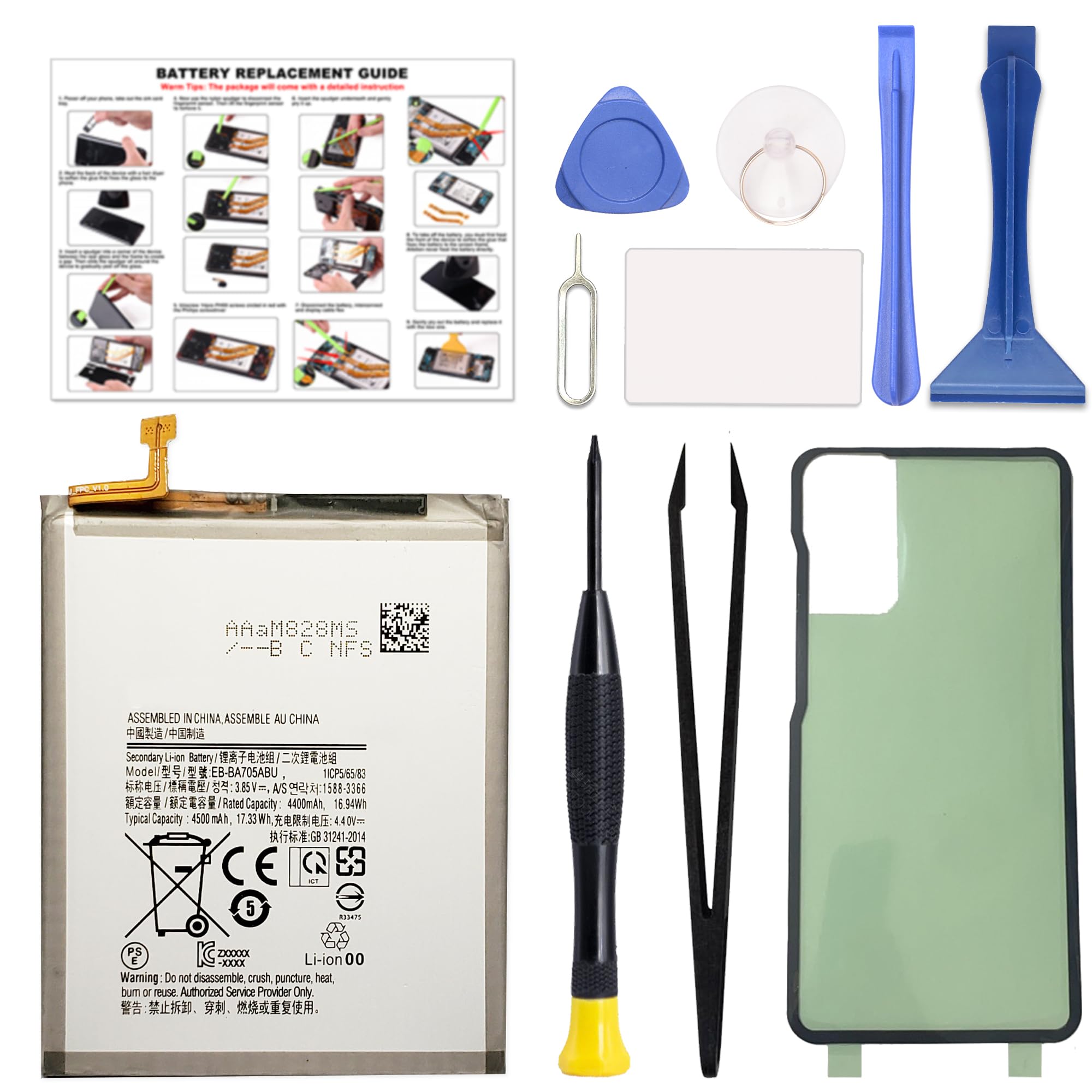 Amazon.com: For Galaxy A70 Battery, EB-BA705ABU Battery For Samsung ...