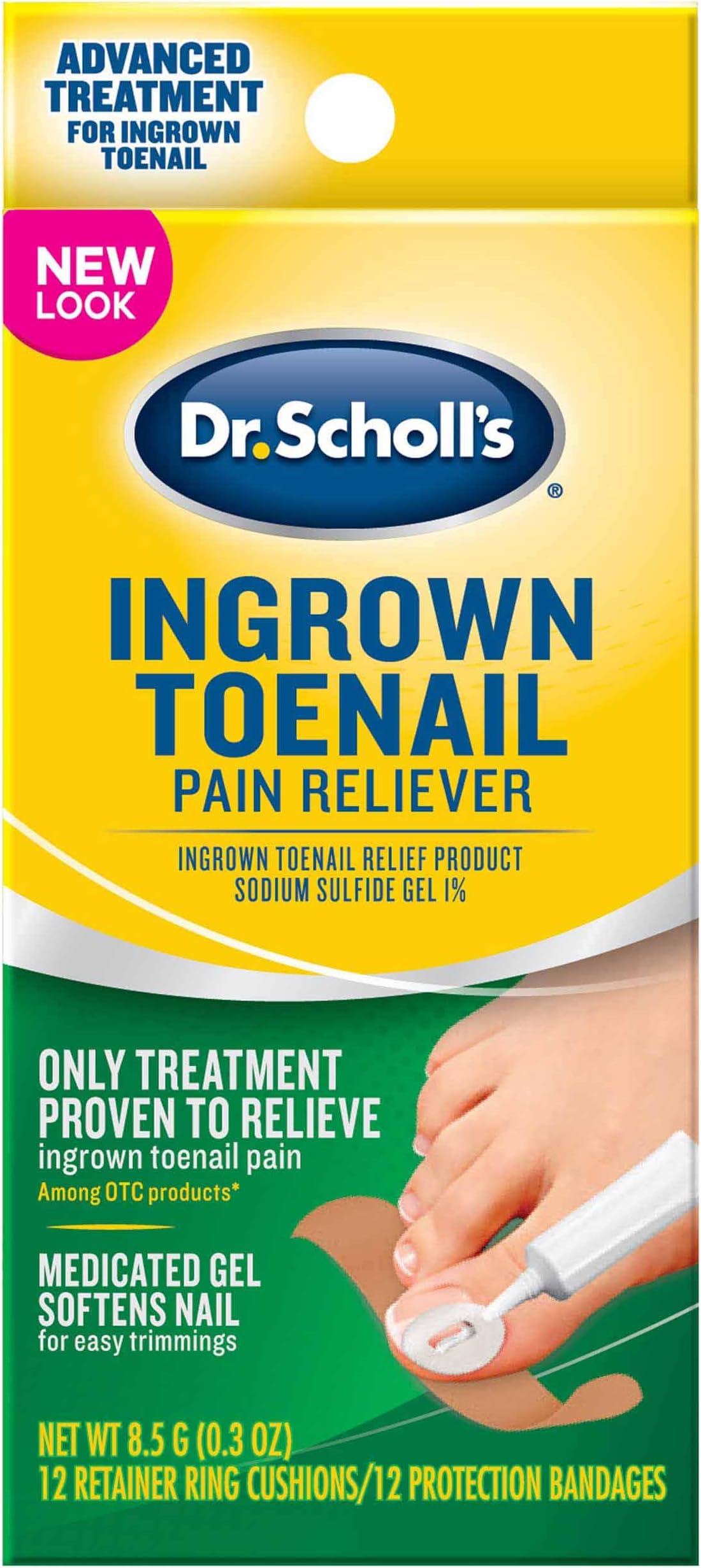 Amazon.com: Dr. Scholl's Ingrown Toenail Comfort Solution, 0.3oz