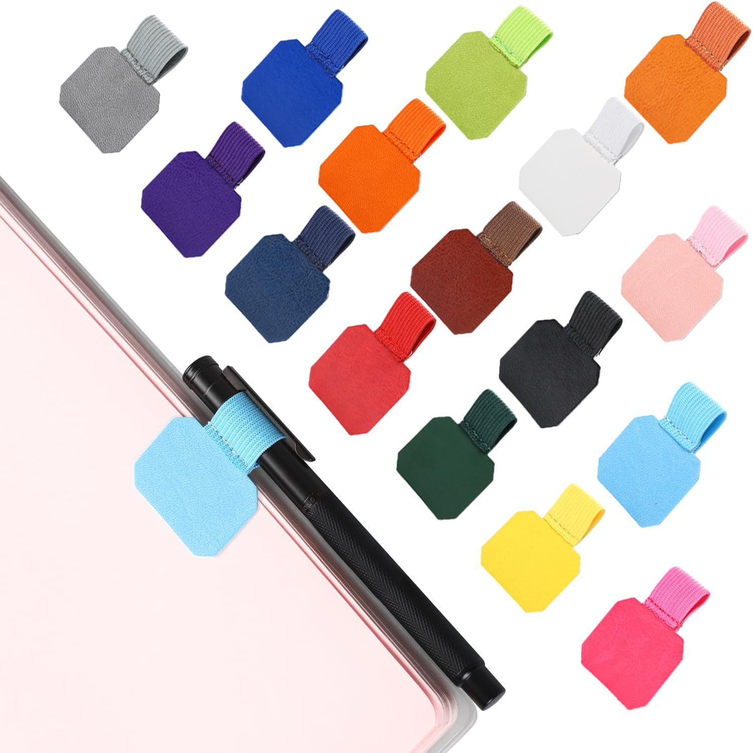 Amazon.com: Yizerel Pen Loop Holder Set, 12 Pack Self-Adhesive Pencil ...