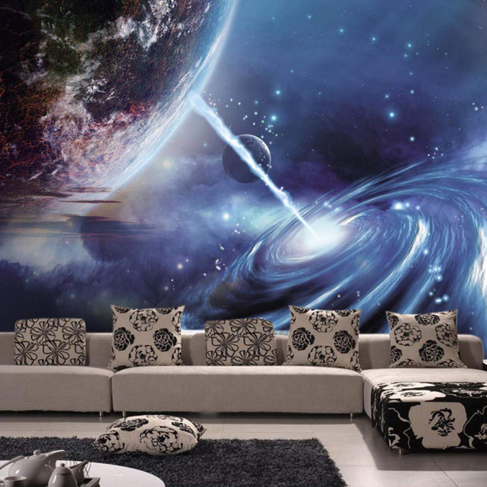 Space Wallpaper 5d Custom Size Embossed 3D 5D 8D Flower Design