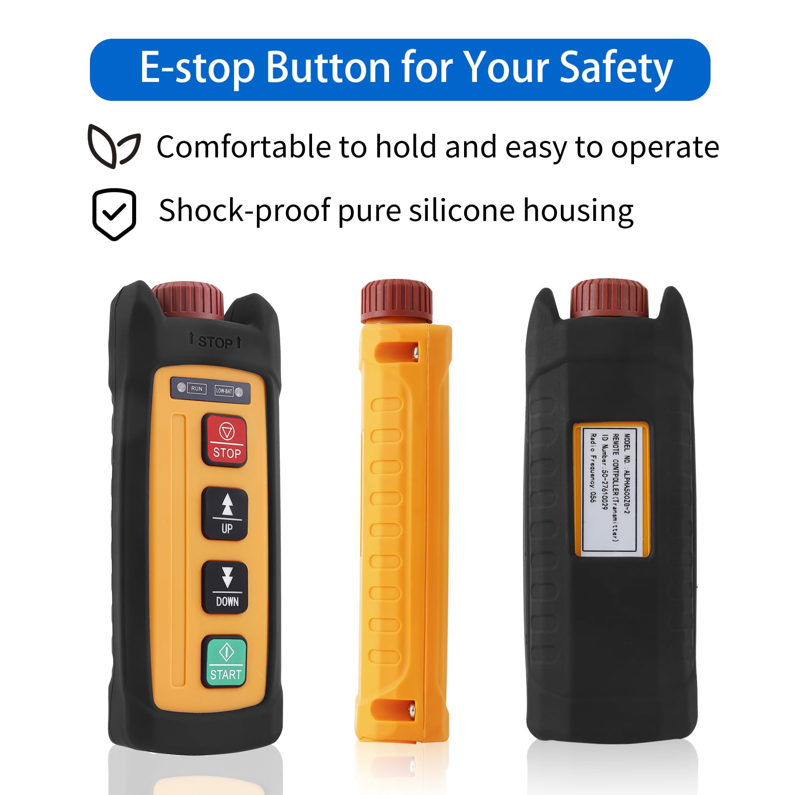 Wireless Hoist Controls NEWTRY Wireless Crane Remote Control 12