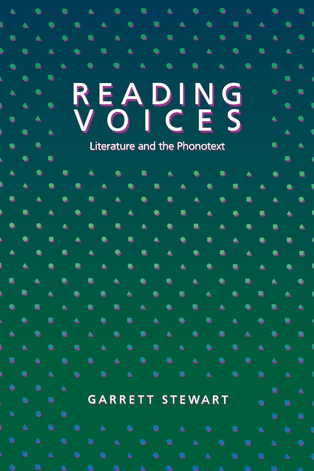 Amazon.com: Reading Voices: Literature and the Phonotext: 9780520070394 ...