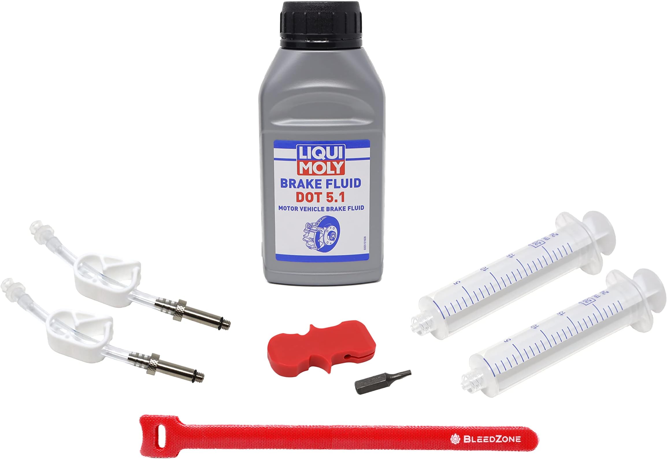 Amazon.com: DOT Fluid Universal Disc Hydraulic Brake Bleed Kit for SRAM ...