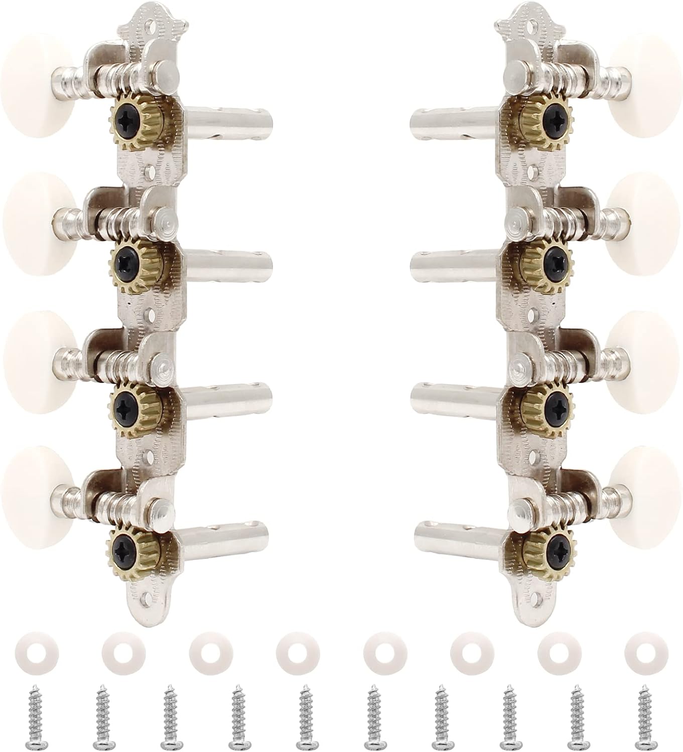 Amazon.com: Jiozermi 2Pcs Guitar Tuning Pegs, 4L+4R String Tuning Pegs ...
