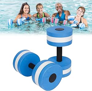 Amazon.com : Foam Water Dumbbells, Set of 2 Water Weights Aquatic ...