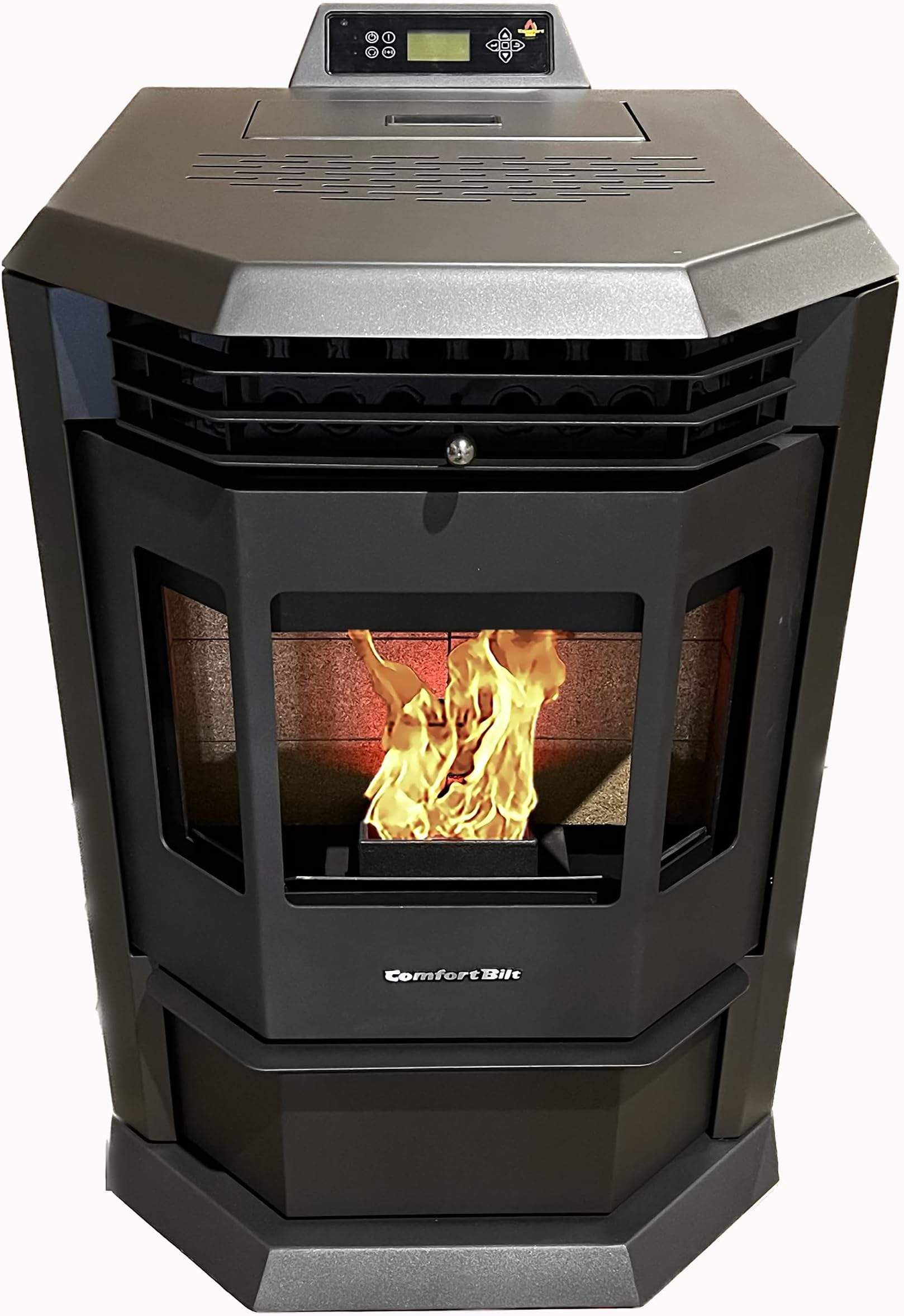 Amazon.com: PelPro PP70 Pellet Stove for Home Heating - 70 lb Hopper ...