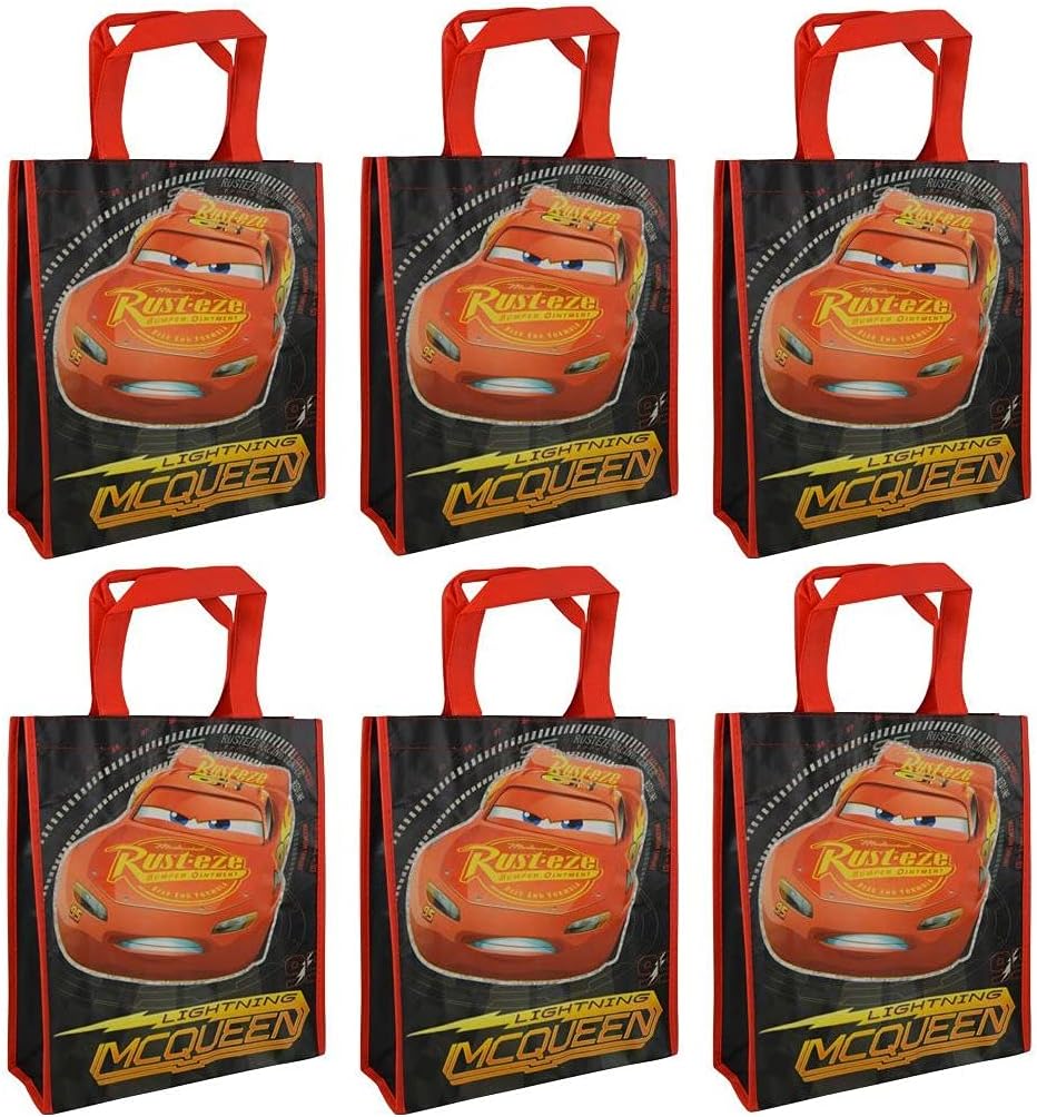 Amazon.com: 6-Pack Disney-Pixar Cars Lightning McQueen Reusable 12-inch ...