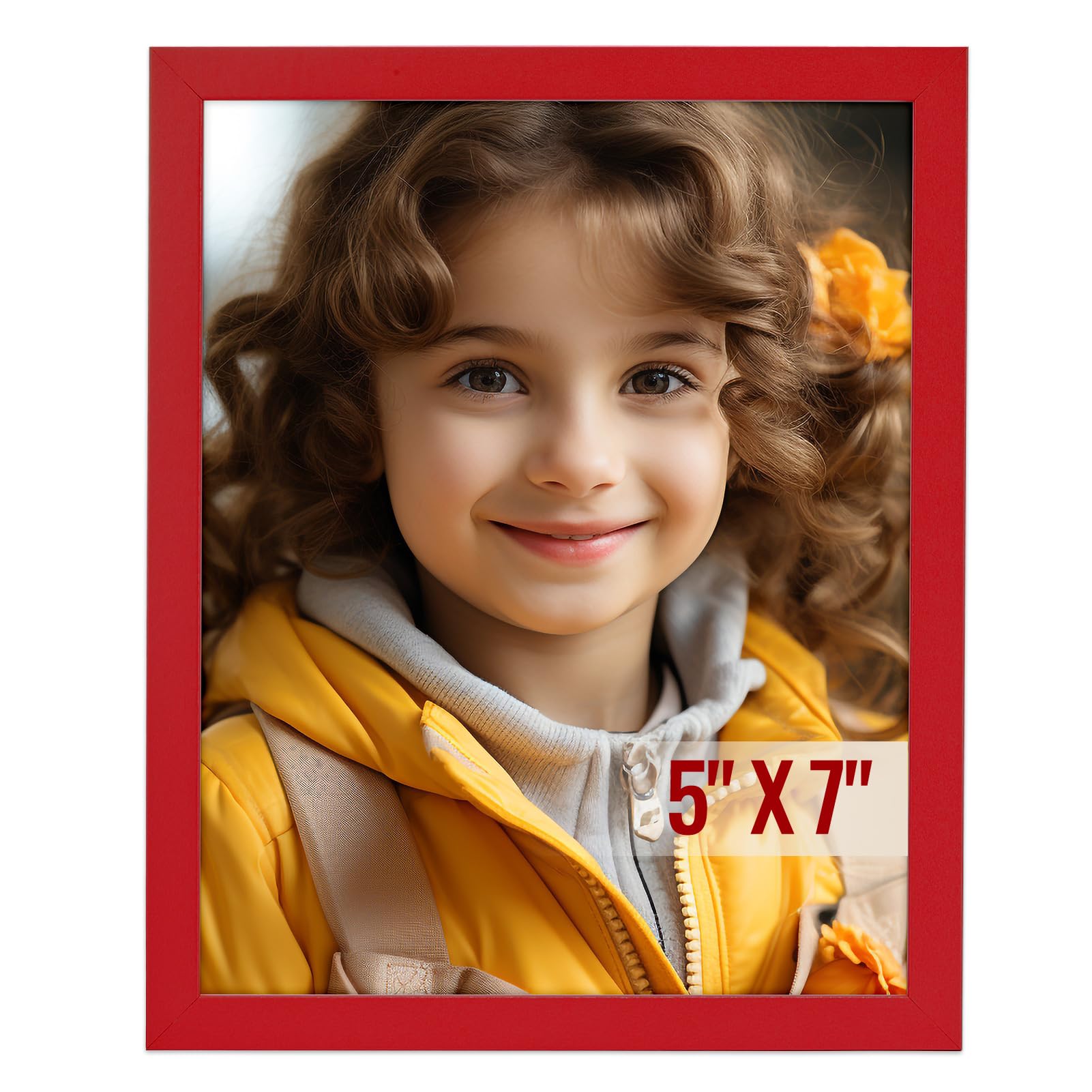 Amazon.com - TWING 5x7 Red Picture Frames,Tabletop Photo Frames Set ...