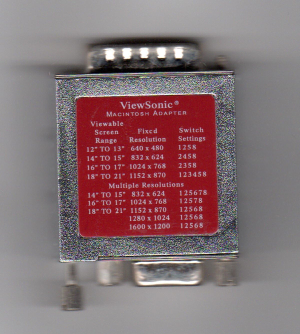 Amazon.com: ViewSonic - ViewSonic Macintosh VGA Video Adapter New VMA-1 ...