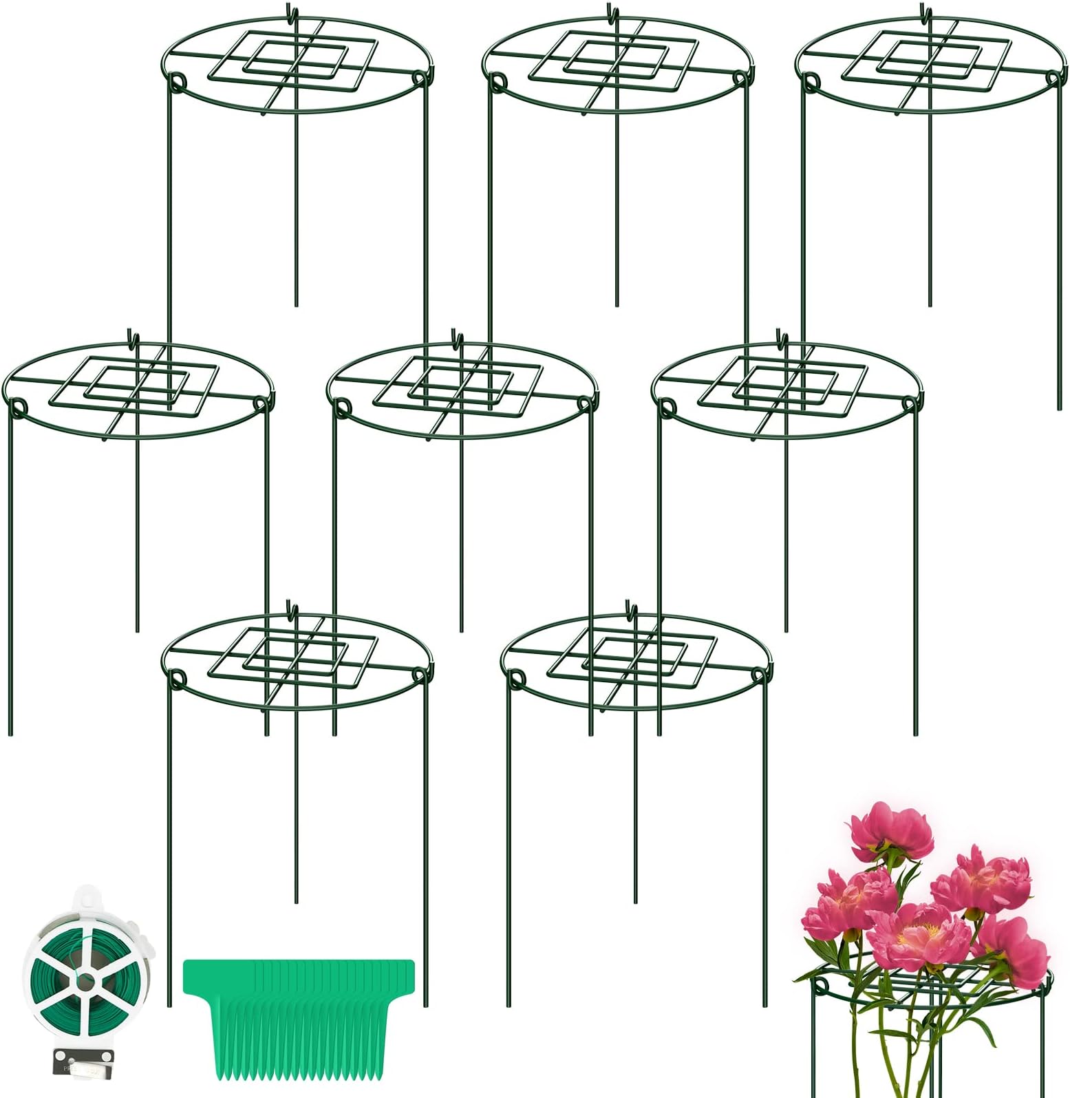 Amazon.com : Gardener's Supply Company Grow Through Plant Support ...