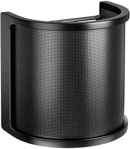 Amazon.com: U Shaped Mic Filter, Microphone Windscreen Cover with Metal ...