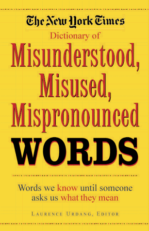 Amazon.co.jp: New York Times Dictionary of Misunderstood, Misused ...