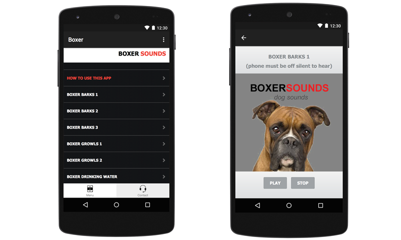 Boxer Dog Sounds & Dog Barking - App on Amazon Appstore