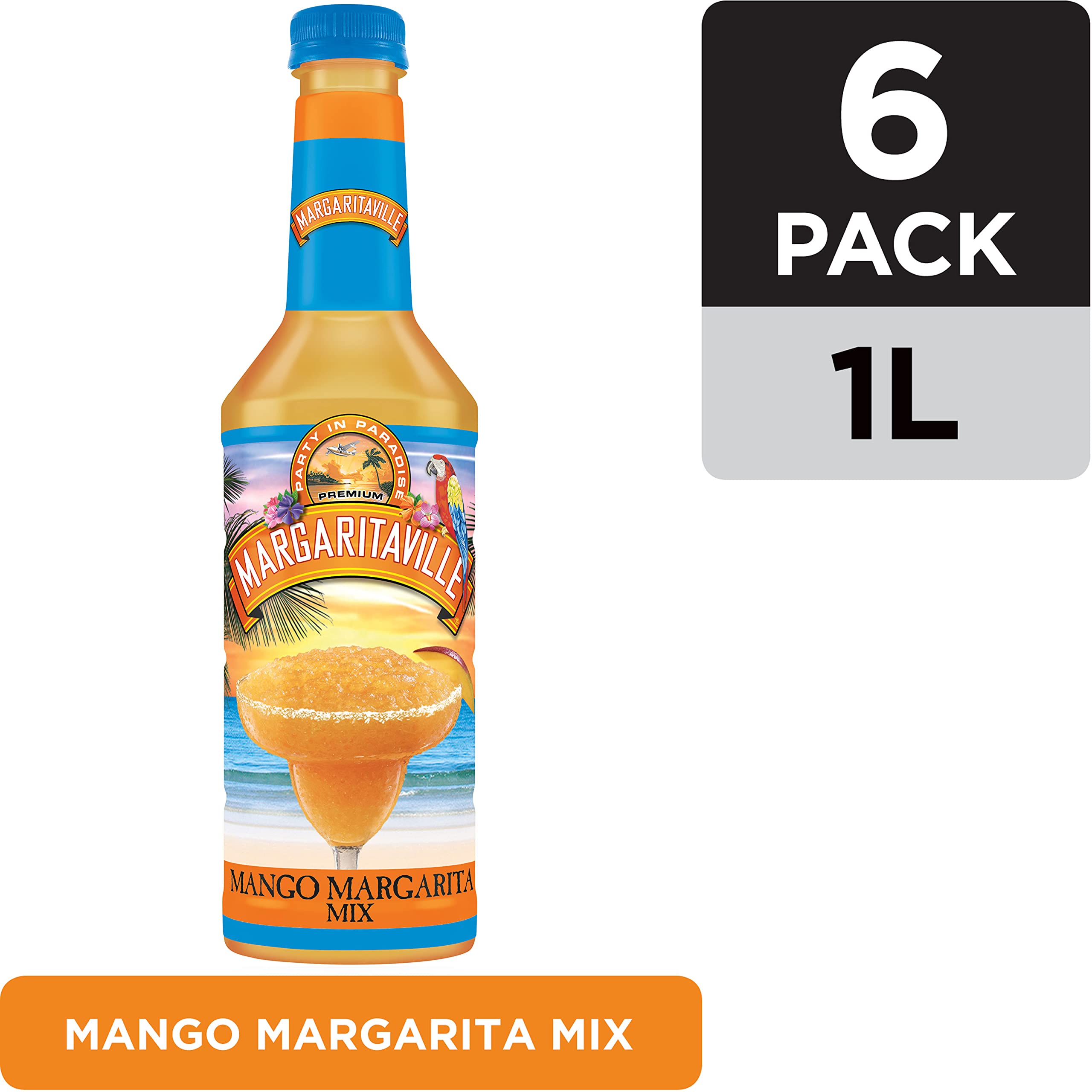 Snapklik.com : Margaritaville Mango Margarita Mix, 1 L Bottle