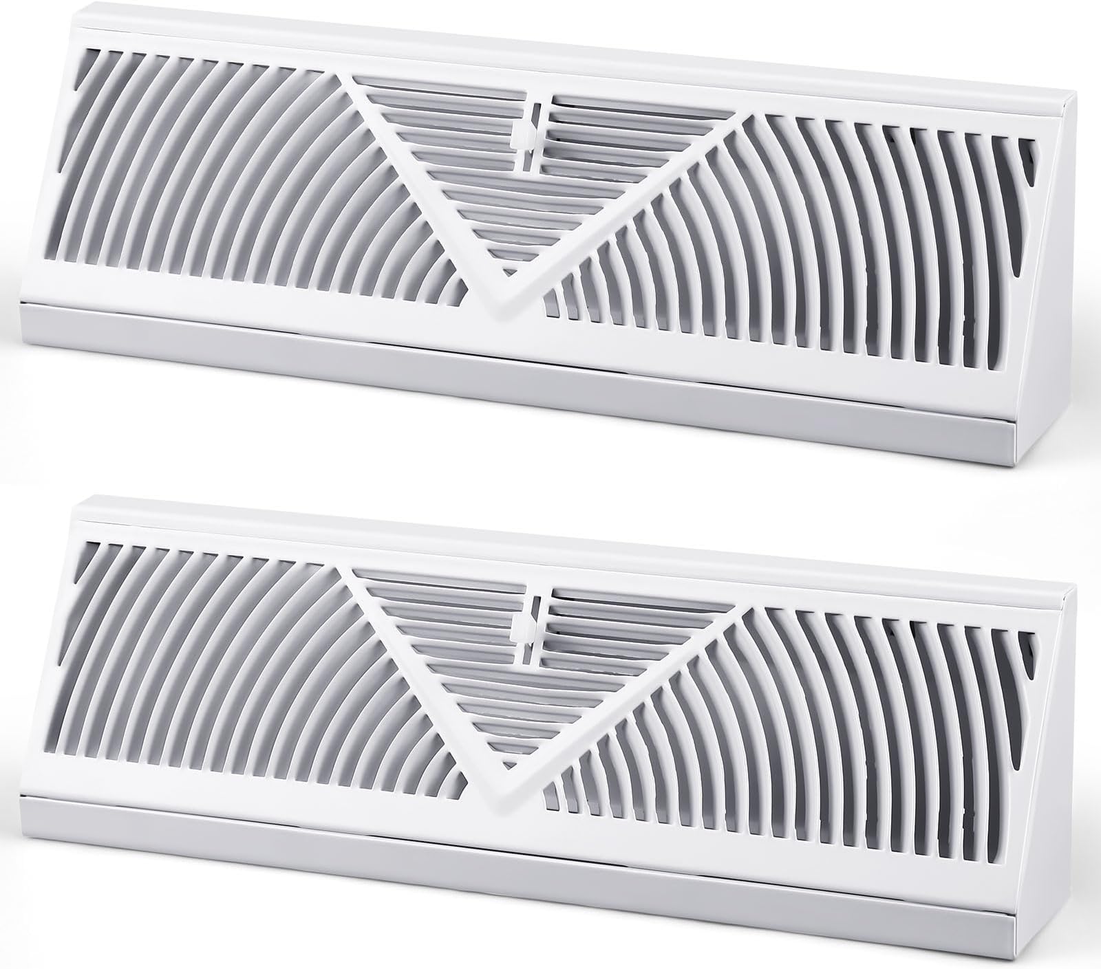 Baseboard Diffuser, Sunburst Pattern, Steel, White, 15-In. - Amazon.com