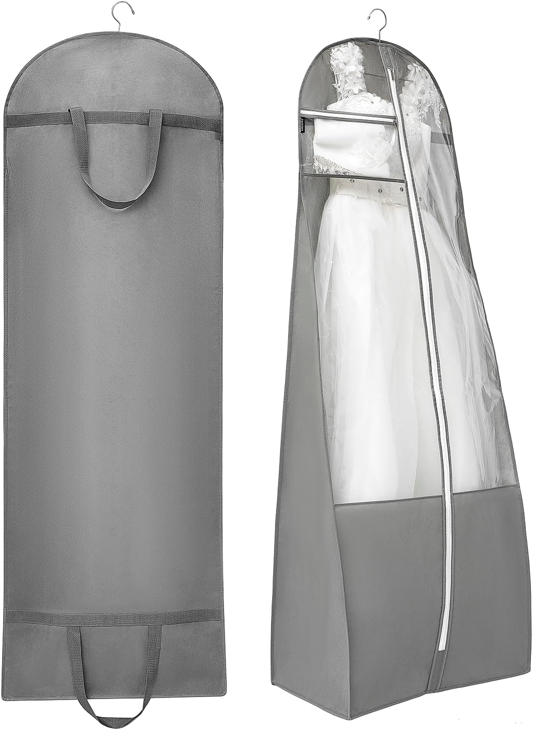 Amazon.com | ANZORG 70" Bridal Wedding Dress Bag for Long Gowns Travel ...