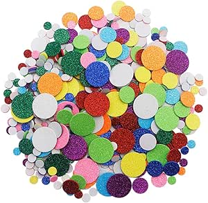 Amazon.com: 480 Pcs Round Foam Stickers Self Adhesive Circle Stickers ...