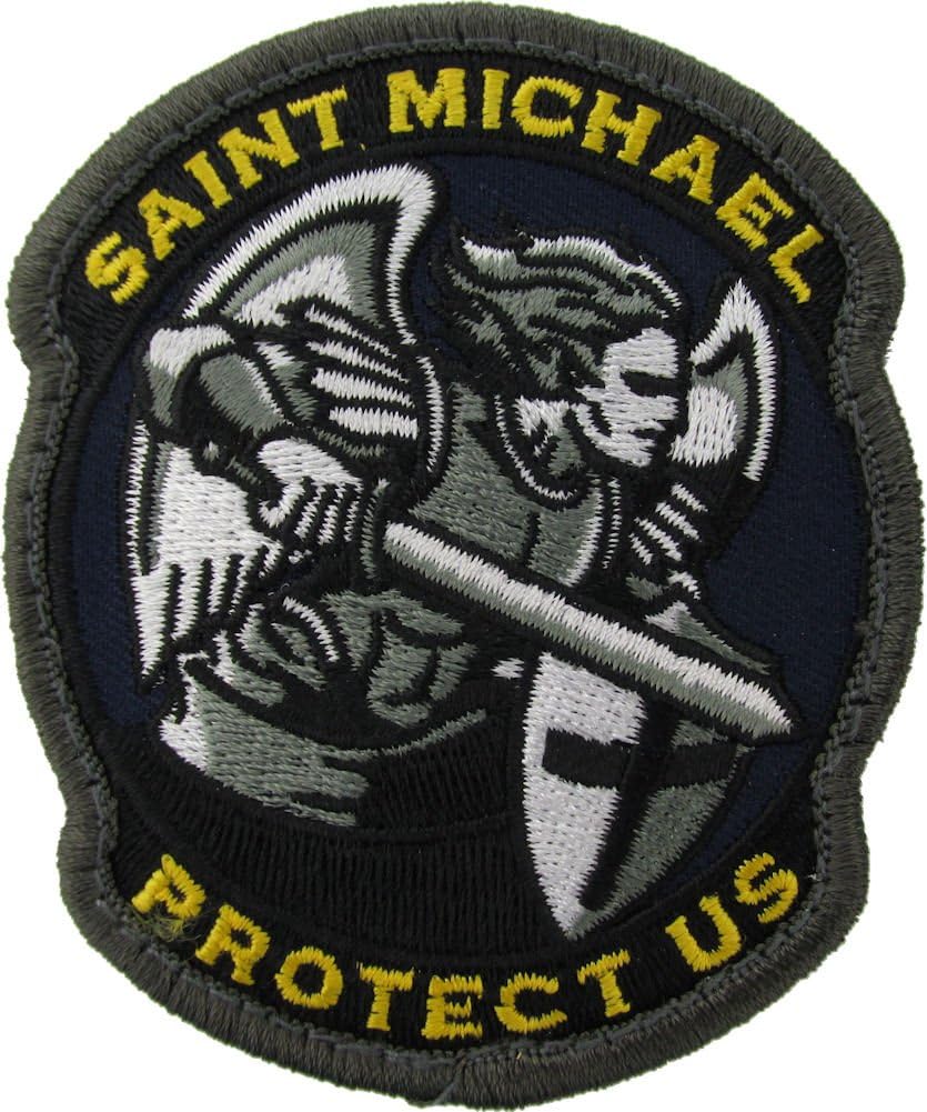 Amazon.com: Saint Michael Modern Morale Patch (Full Color) : Arts ...