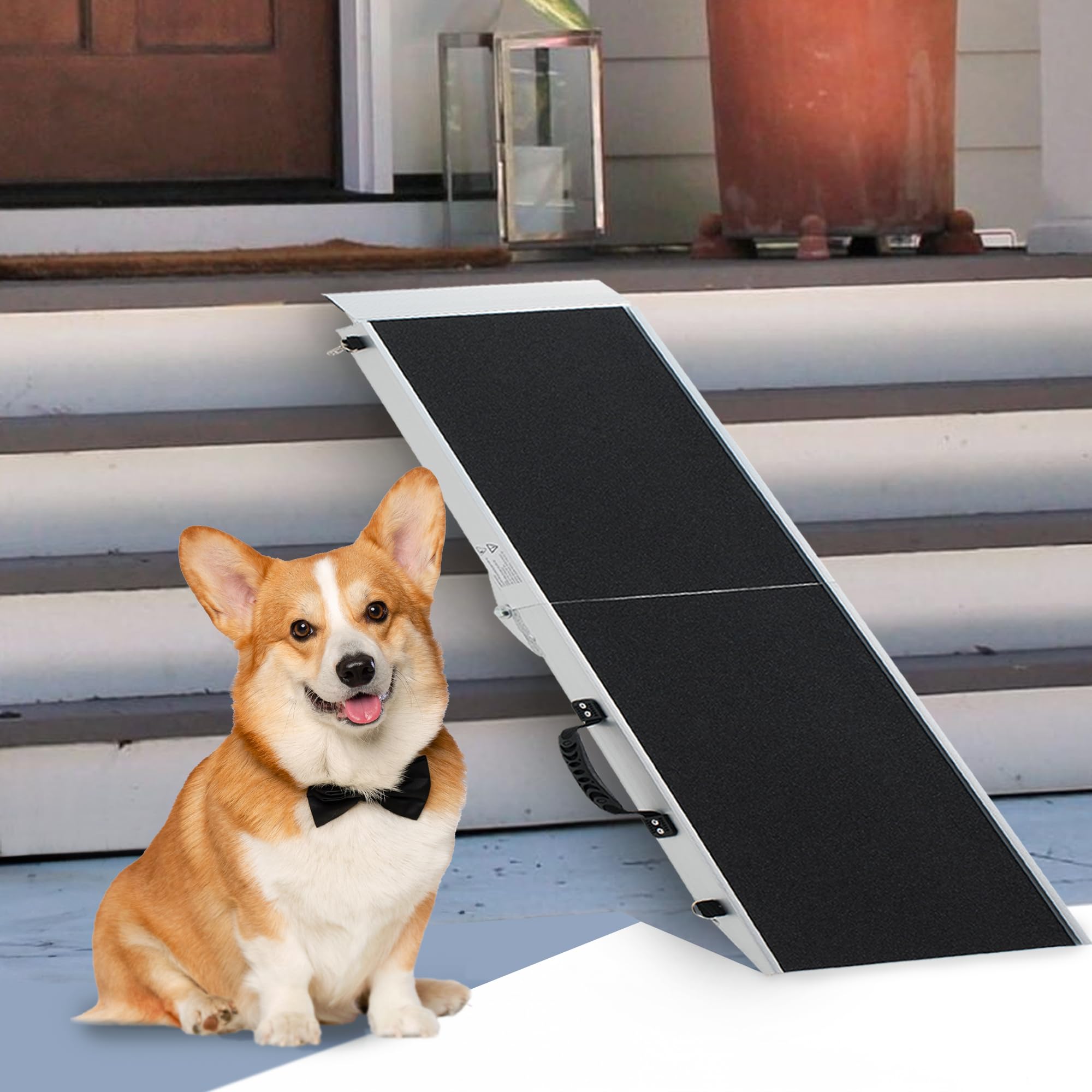 Amazon.com: Panther Armor Portable Folding Dog Ramp for Porch Steps, 15 ...