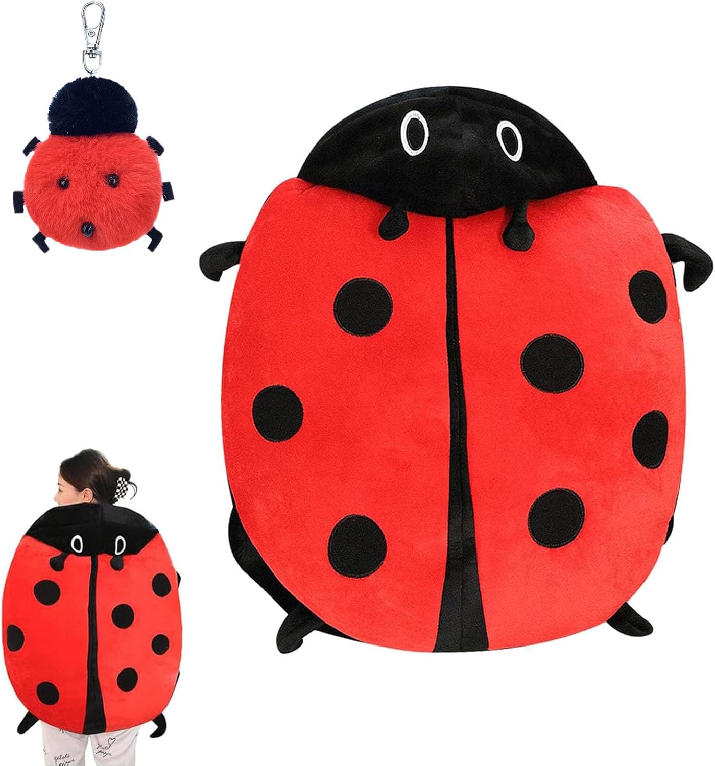 Amazon.com: ZMPDJG Wearable Plush, Giant Wearable Ladybug Pillow ...
