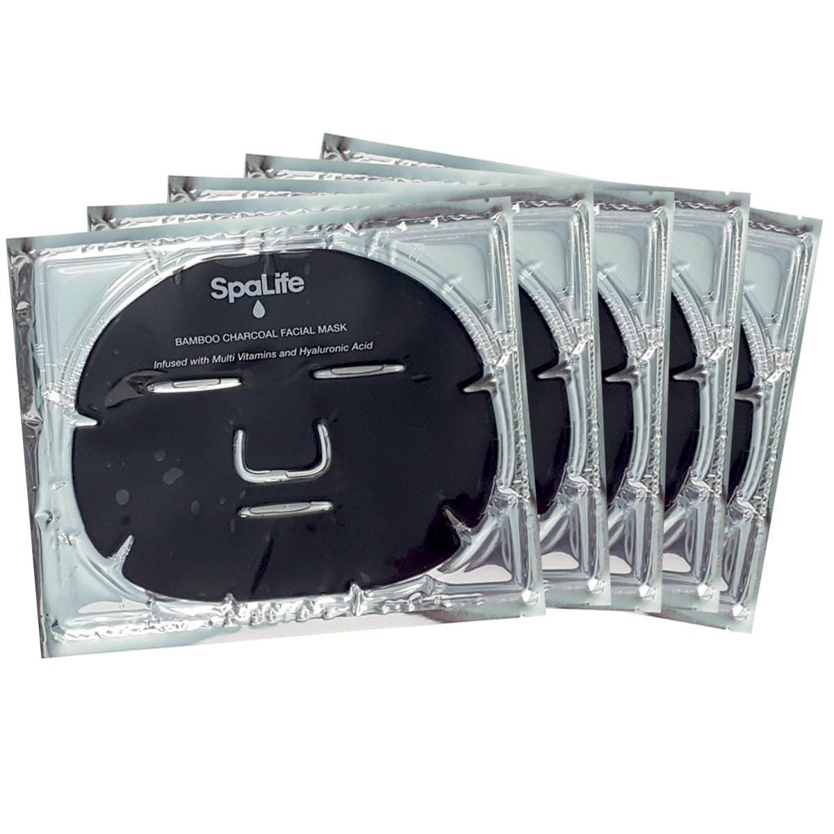 Amazon.com : My Spa Life Bamboo Charcoal Facial Mask Infused with Multi ...