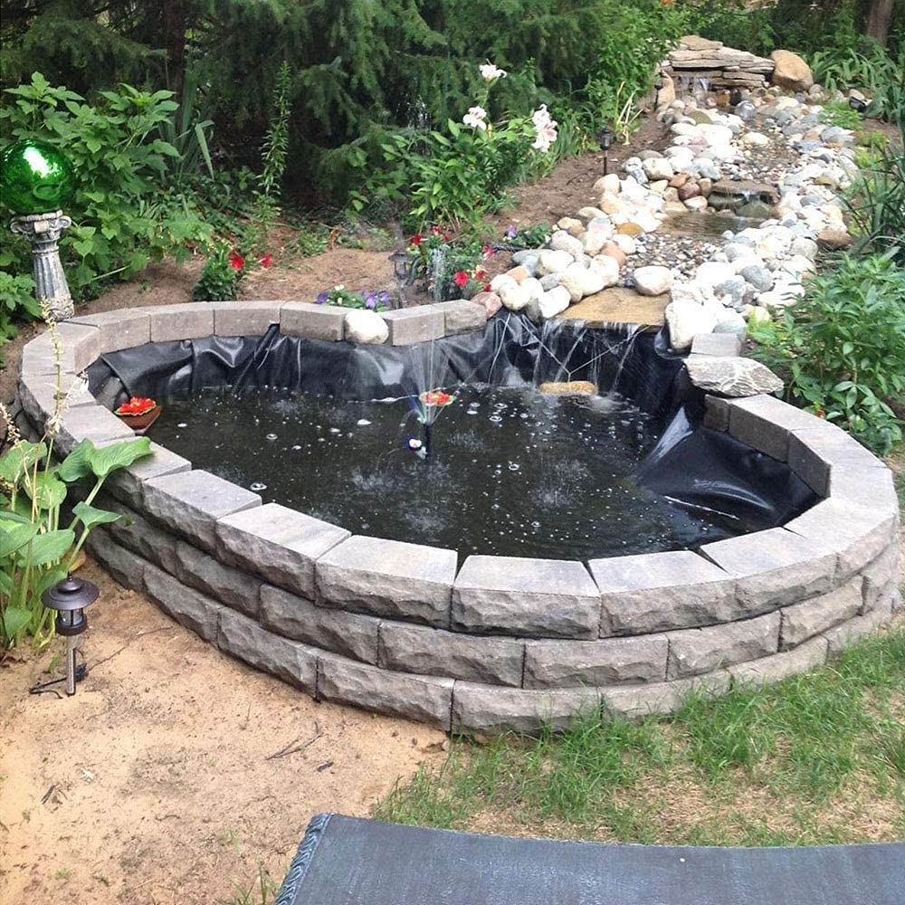 Water Fountain Liner Pads 4x10m Pond Pool Liner HDPE Fish Waterfall