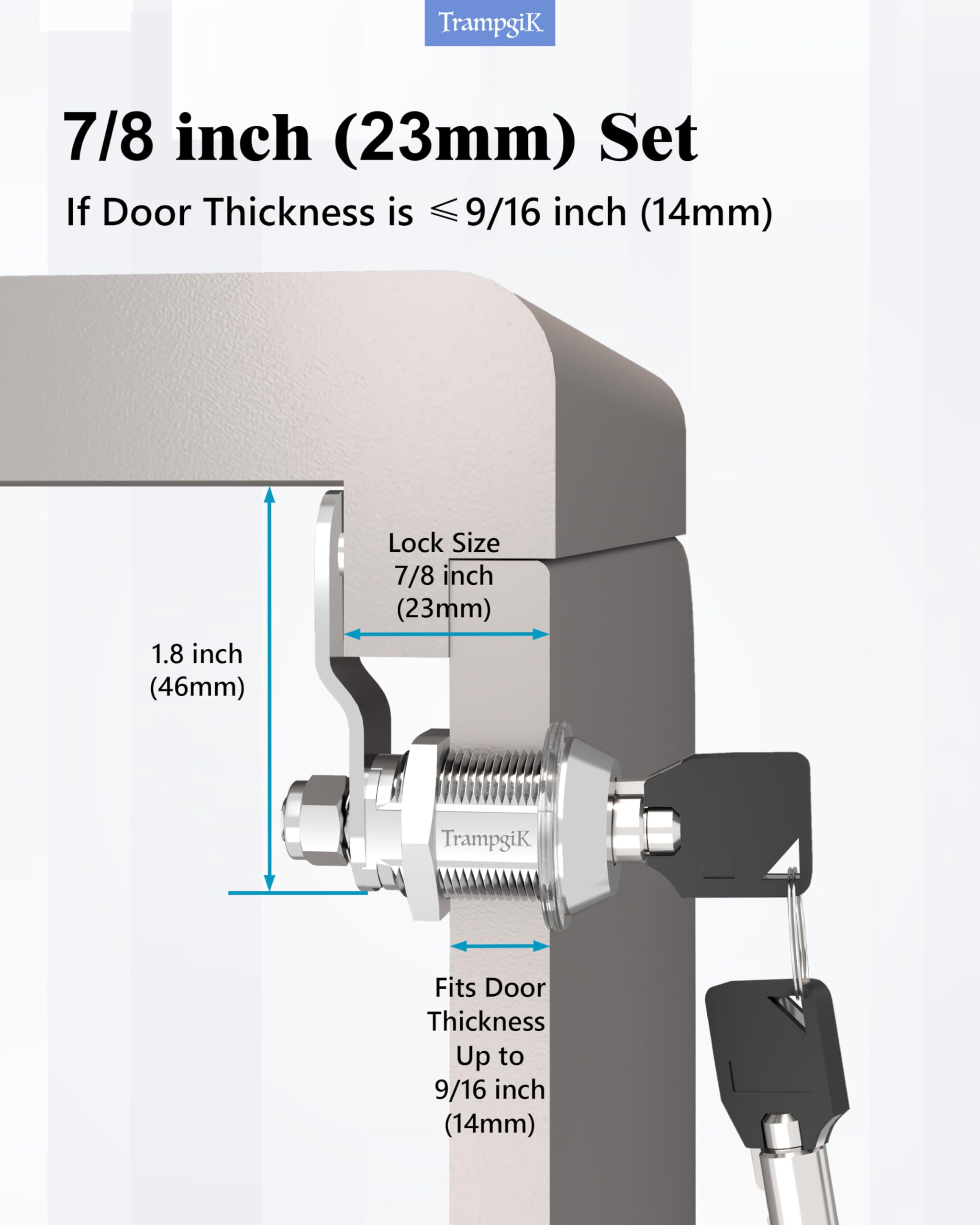 Snapklik.com : Trampgik RV Storage Locks, 7/8” Camper Compartment ...