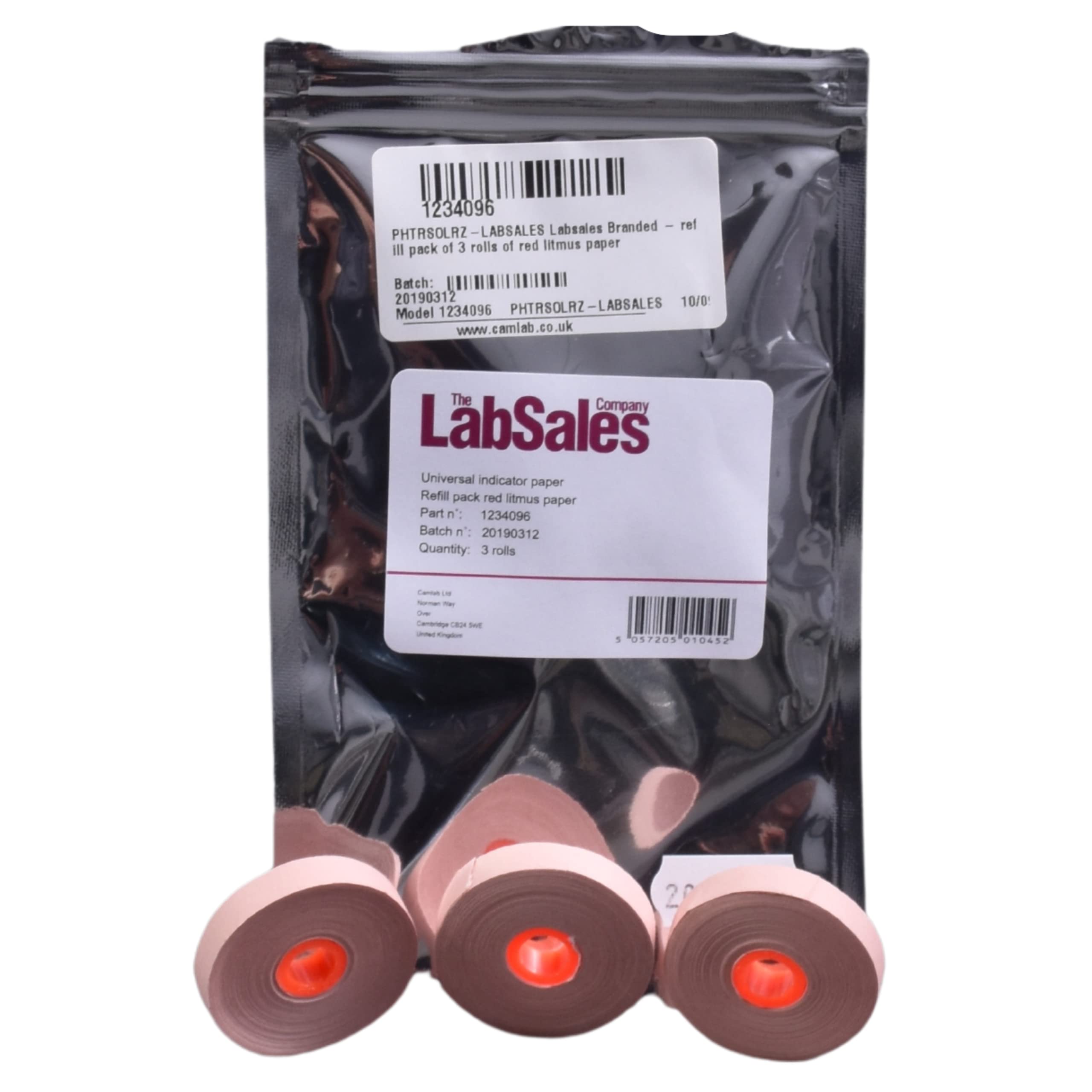 Buy Labsales PH Litmus Red Alkaline Tester Kit, 5M Roll For Easy ...