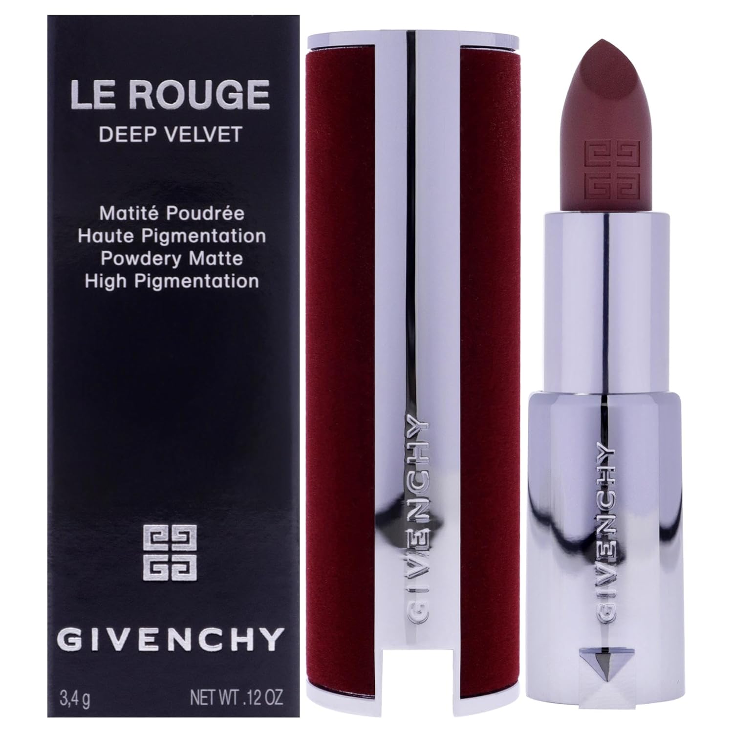 Amazon.com: Givenchy Le Rouge Deep Velvet Matte Lipstick - N10 Beige Nu ...