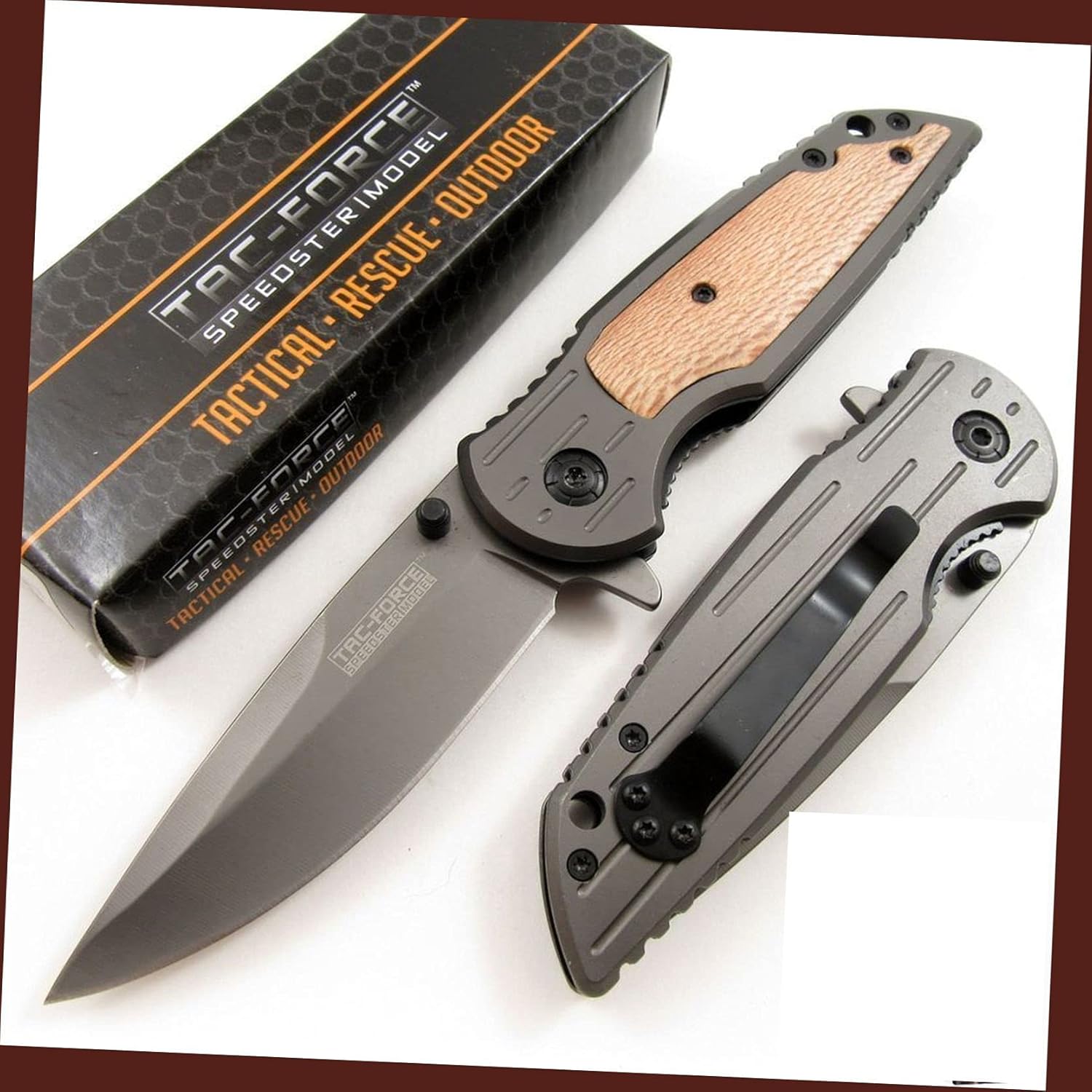Amazon.com: SPRING ASSIST FOLDING KNIFE Pocket Open Carbon Sharp Blade ...