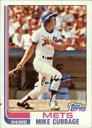 Amazon.com: 1982 Topps Baseball Card #43 Mike Cubbage : Collectibles ...