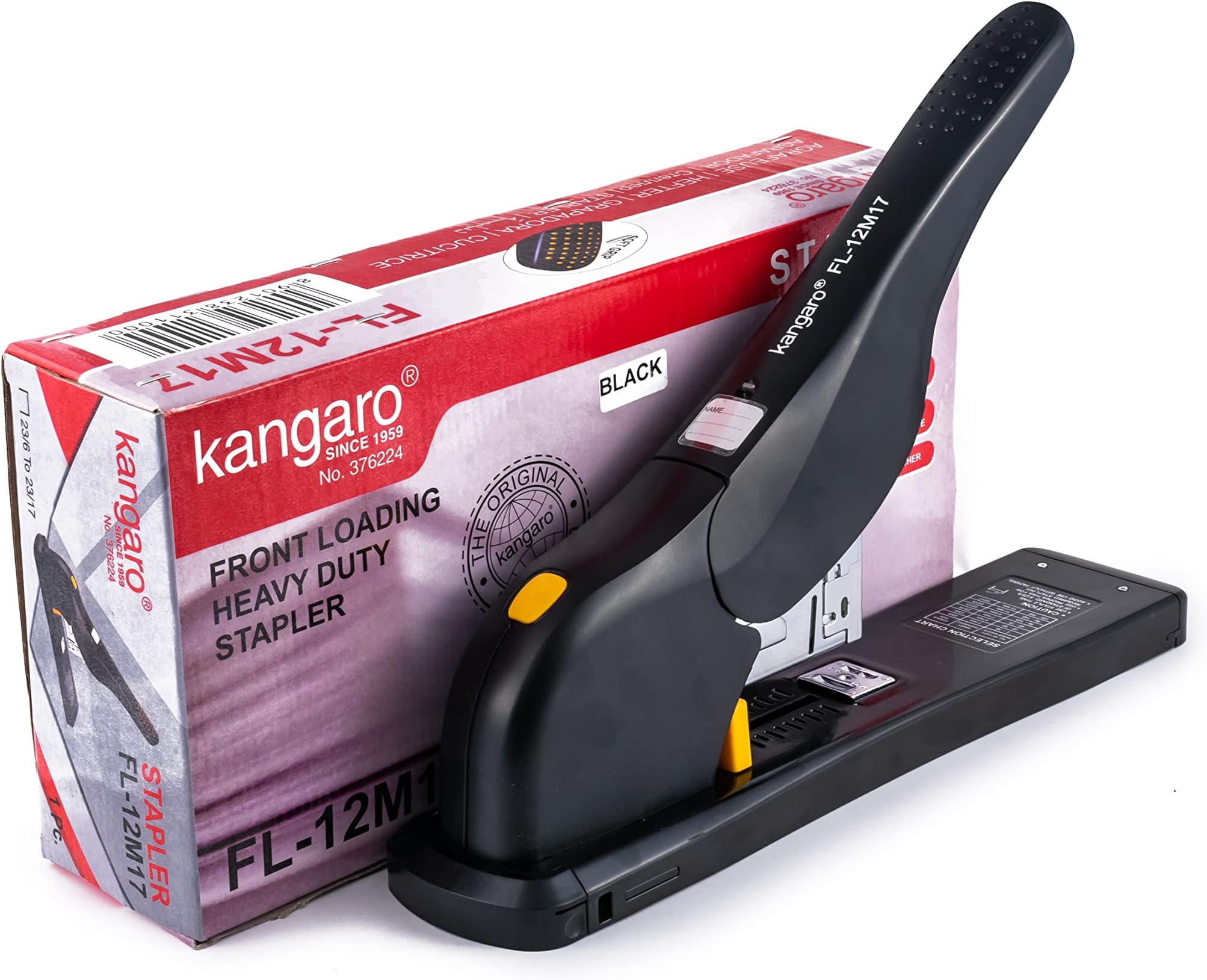 Kangaro Front Loading Heavy Duty 12M17 Stapler | Plastic Body with ...