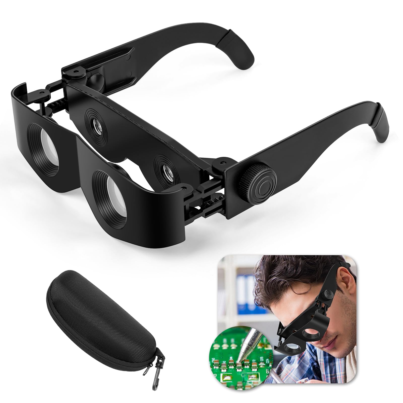 Amazon.com: HQGZQL Hands Free Magnifying Glasses for Close Work ...