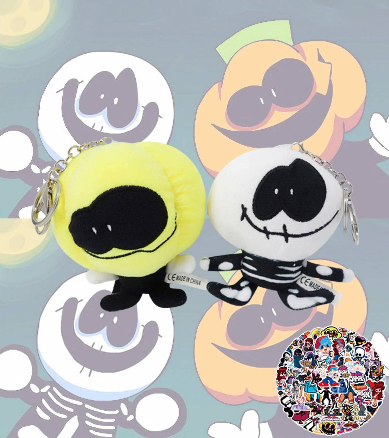 Buy GRTLPOK 2021 Friday Night Funkin Set 2PCS Skid and Pump Plush ...