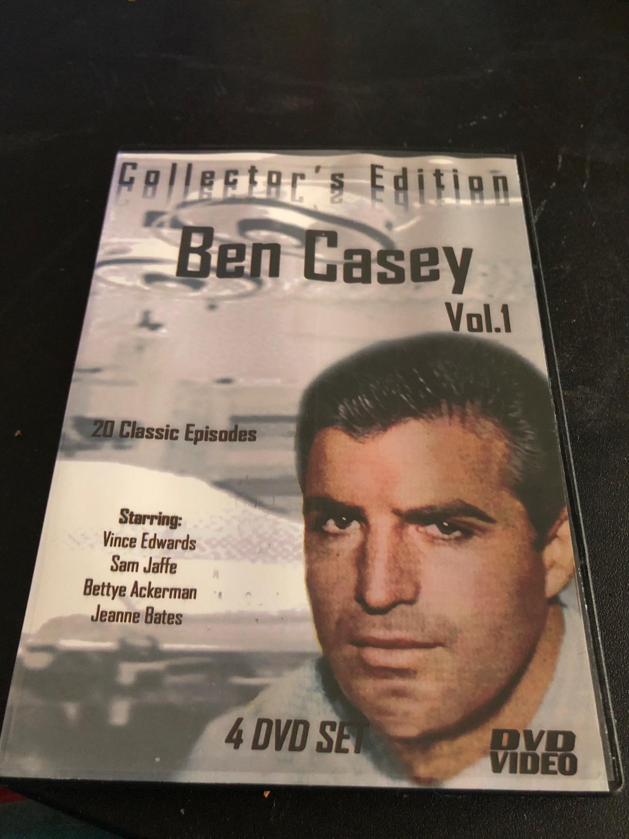 Amazon.com: Ben Casey TV Series-Volume ONE-4 Disc Set-20 Classic ...