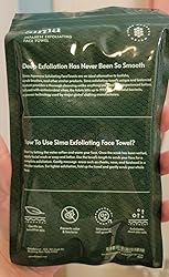 Amazon.com: Sima Brand Exfoliating Washcloth Face & Body Scrub Towel ...