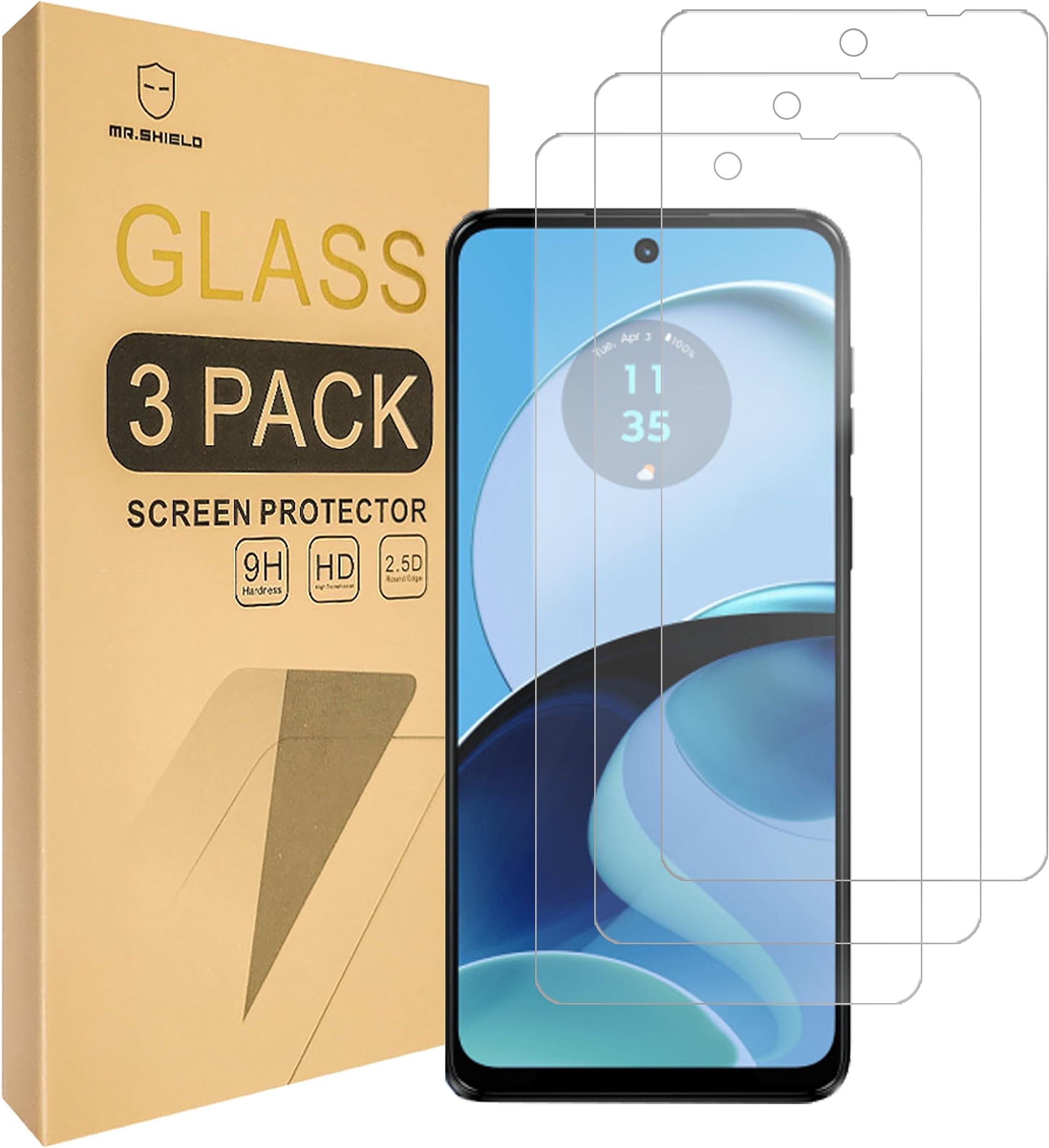 Mr.Shield Screen Protector For Motorola Moto G14 / Moto G54 [Tempered ...