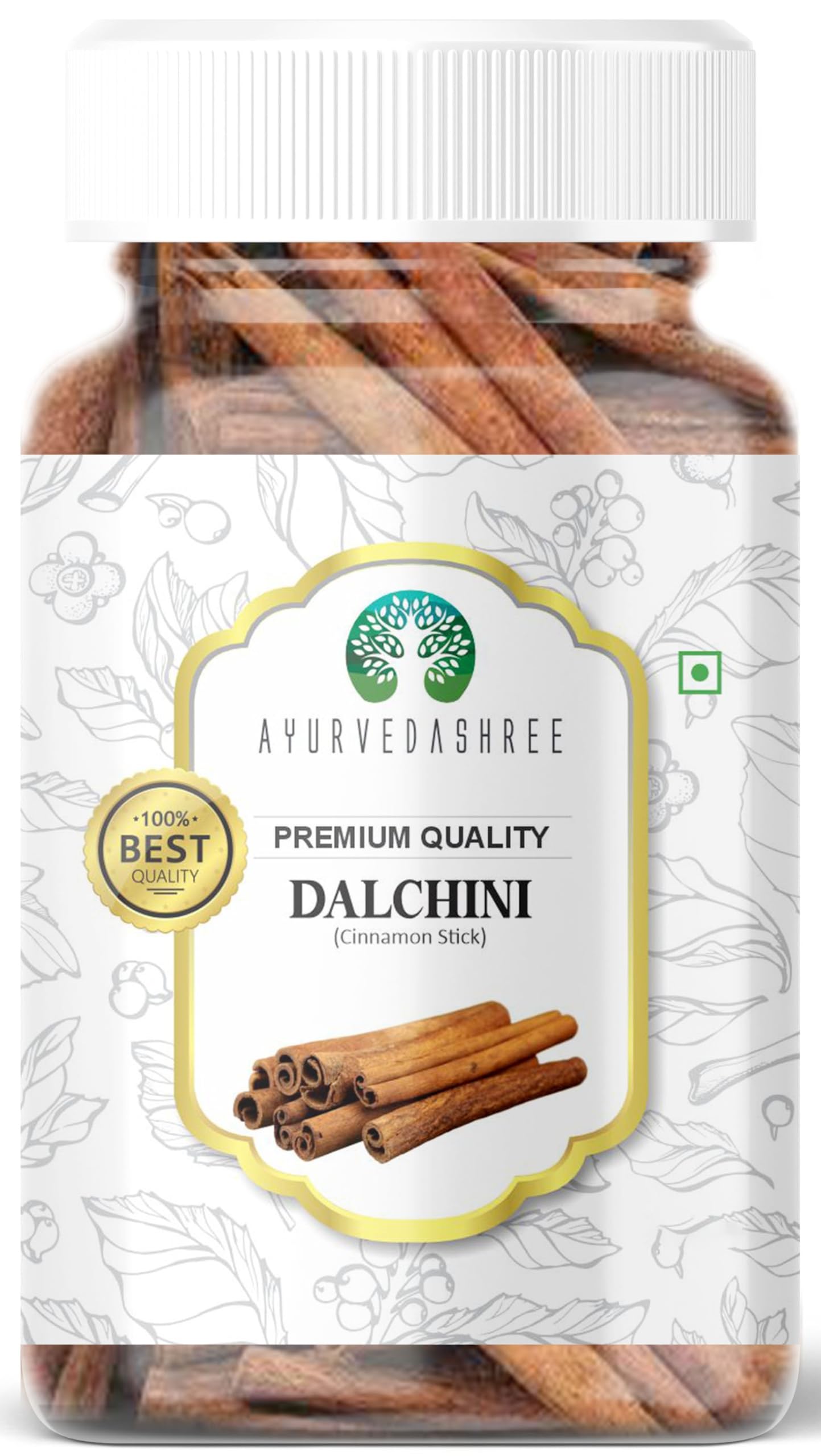 Amazon.com : AYURVEDASHREE Cinnamon Sticks 70gm PET Jar | All Natural ...