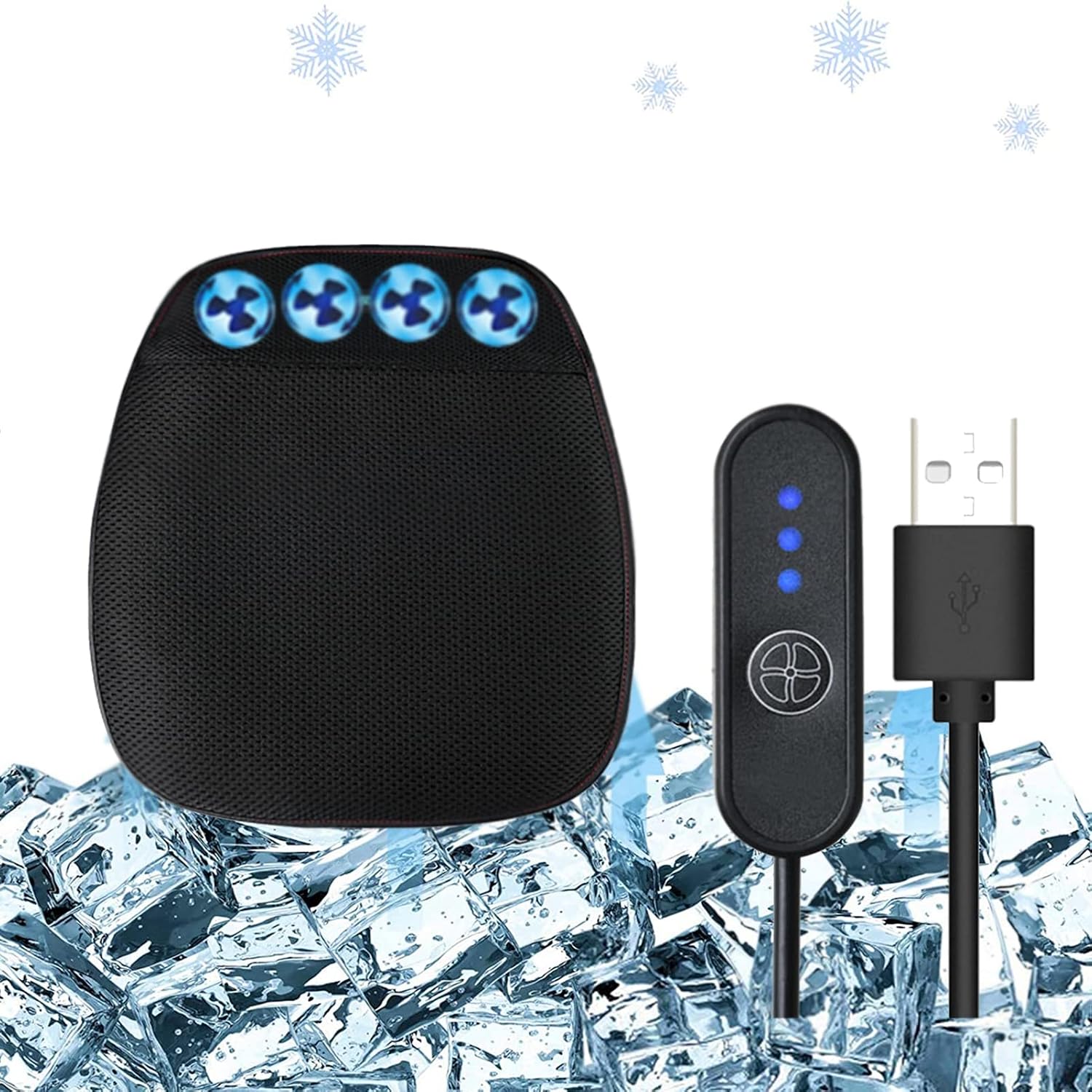 Amazon.com: Cooling Seat Covers for Cars 4 Fans Car Seat Cooling Pad ...