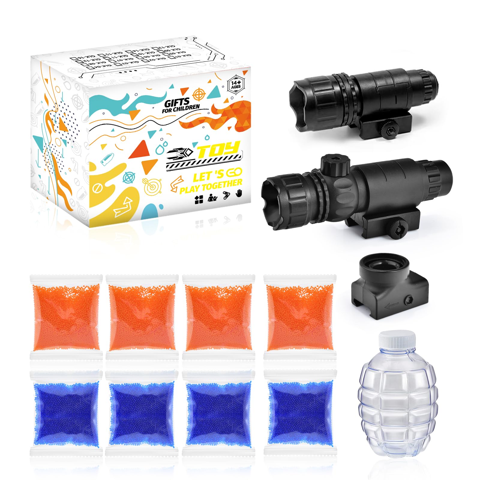 Amazon.com: TANSAR Gel Ball Blaster Accessories, Splatter Blaster ...