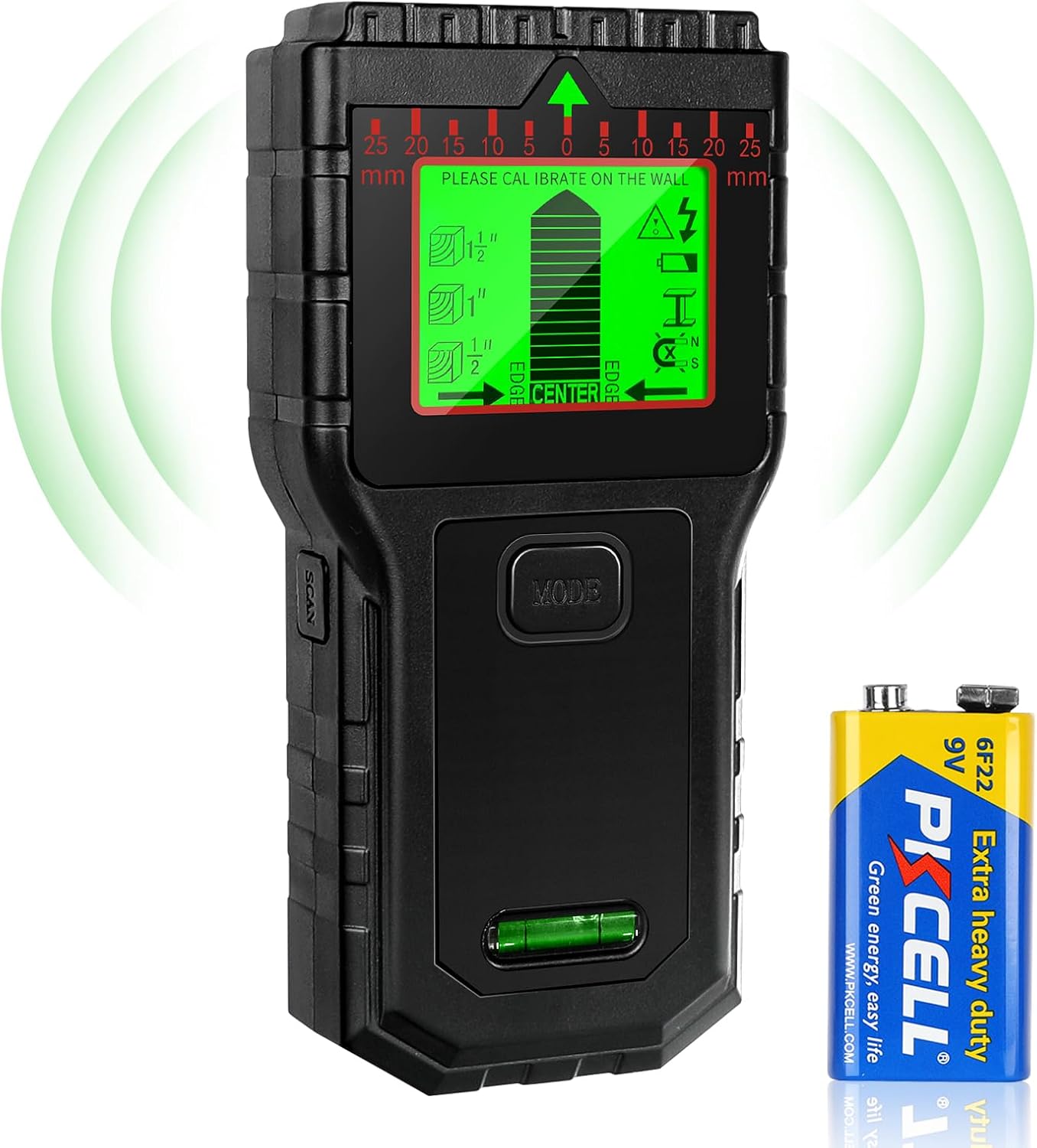 Amazon.com : PTUI Stud Finder Wall Scanner - 8 in 1 Stud Detector ...