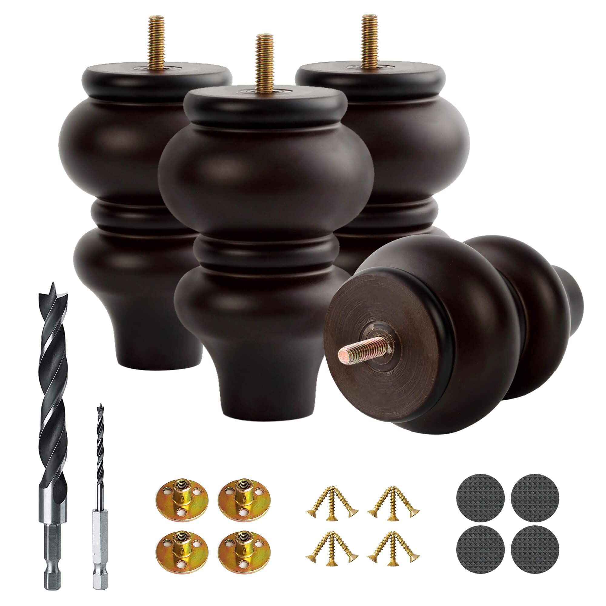 Wooden Sofa Legs for Furniture, Sofas, Solid Wood Dressers,Cabinets ...