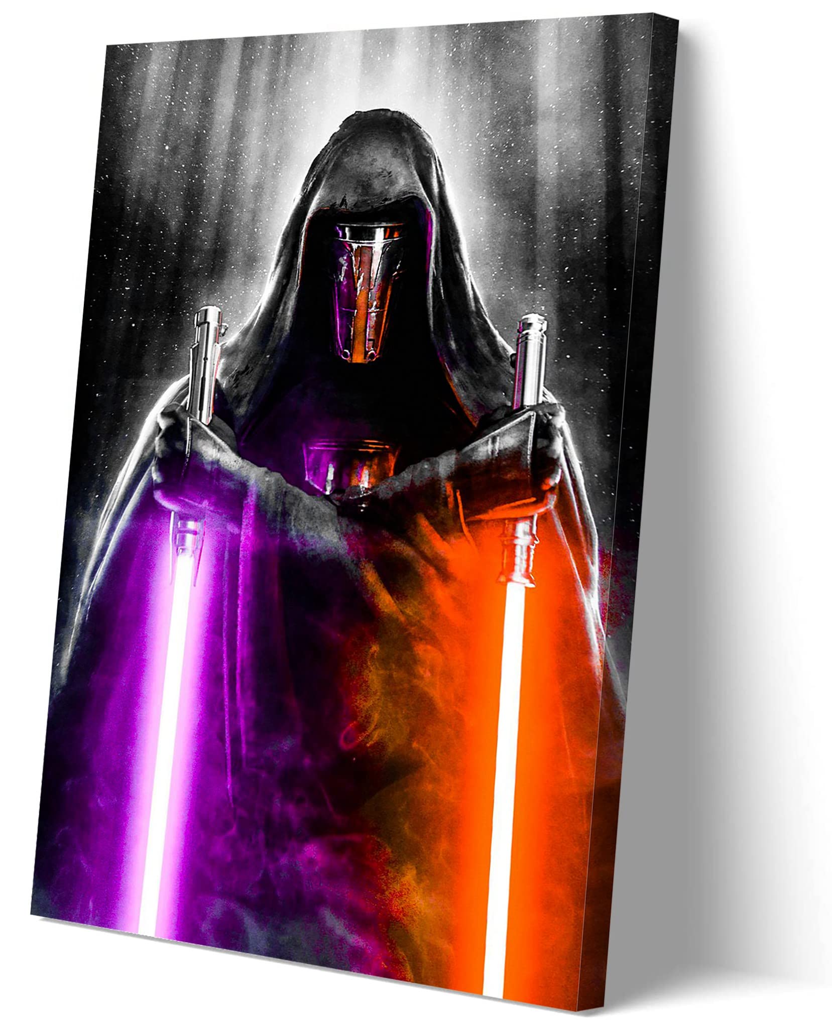 Amazon.com: Darth Revan Poster Lightsaber Canvas Print Wall Art Use ...