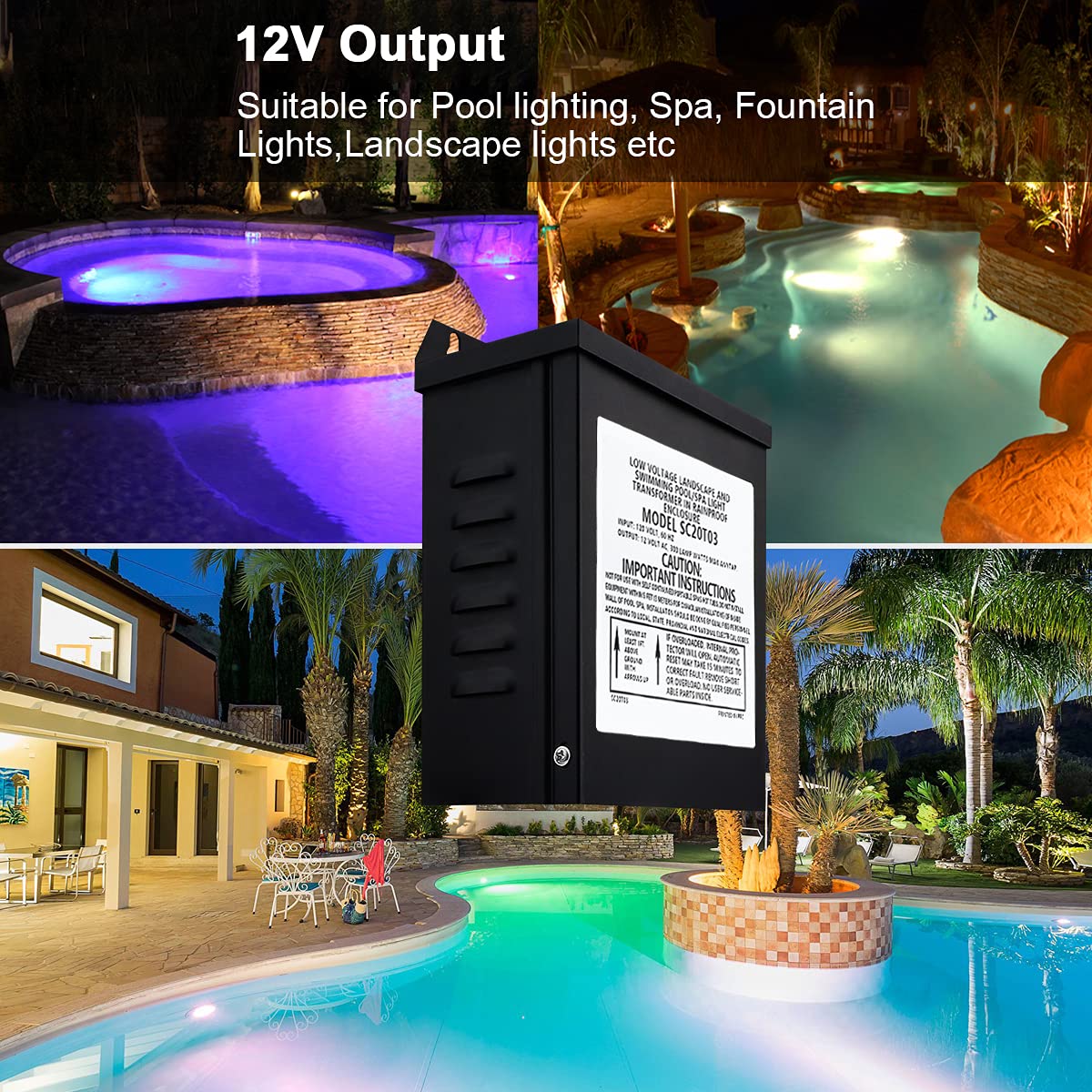 Pool Light Transformer Problems