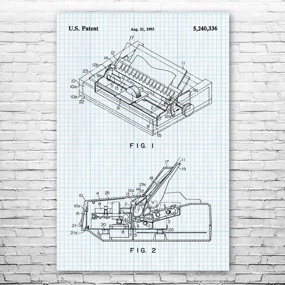 Dot Matrix Printer Diagram