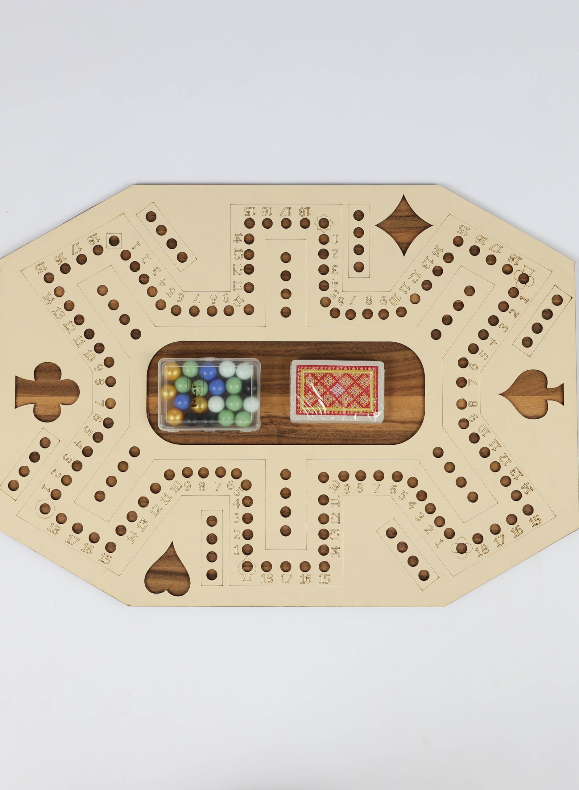 FUN MOMENT Royal Jackaroo Board and Card Game Set with Stones : Buy ...