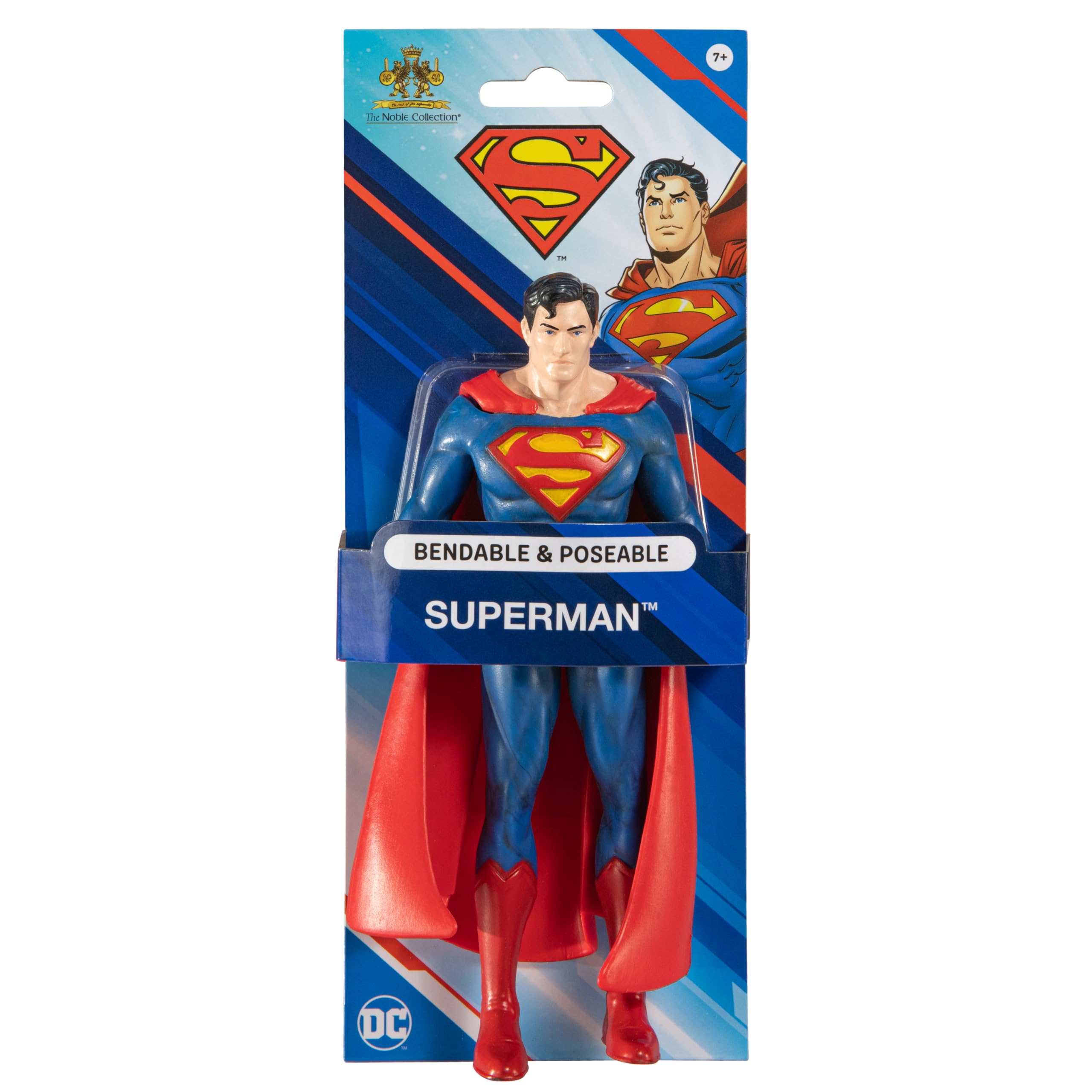 Amazon.com: The Noble Collection Bendable Superman (Comic) : Toys & Games