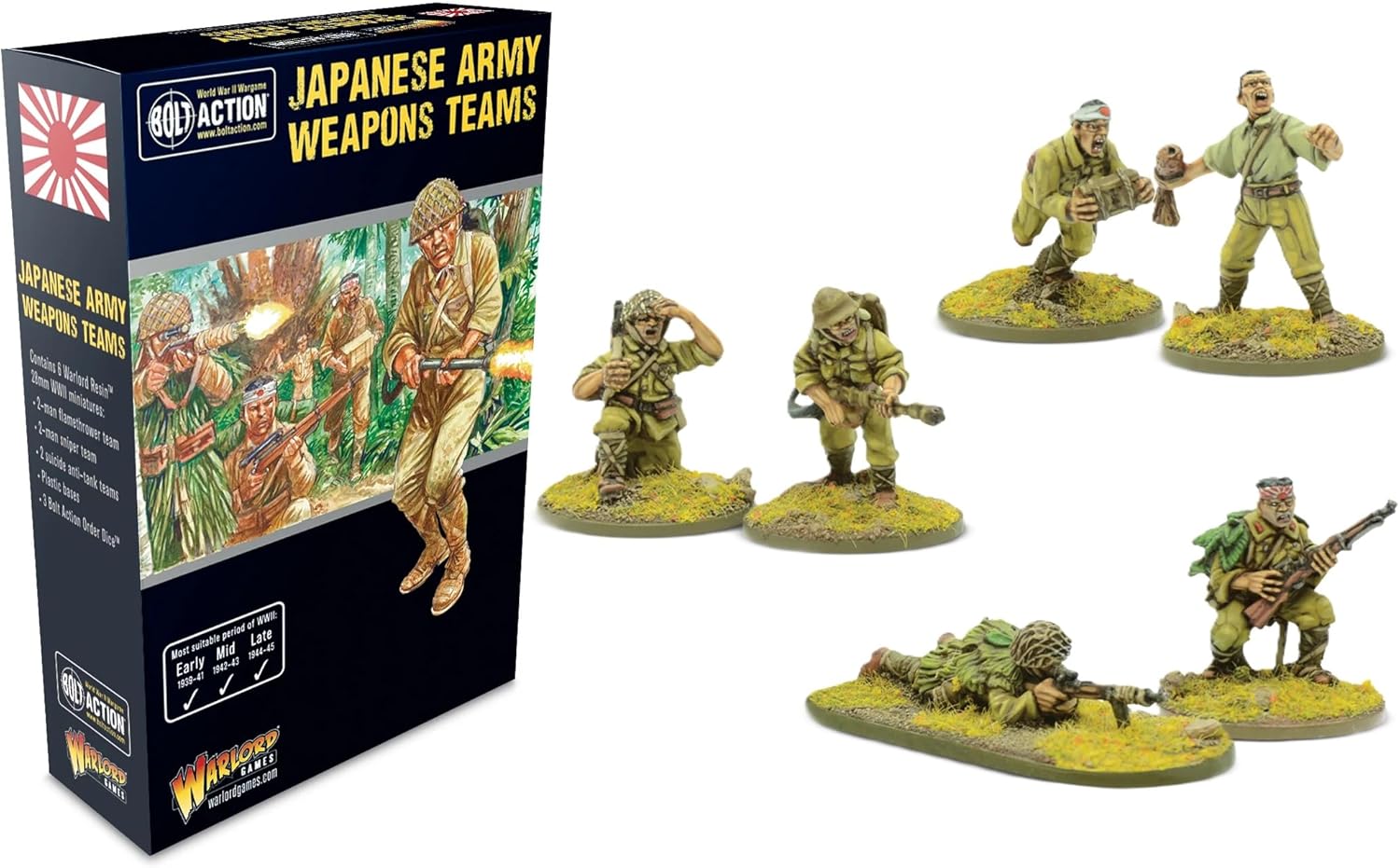 Amazon | Japanese Army Weapons Teams | ミニチュアゲーム | おもちゃ