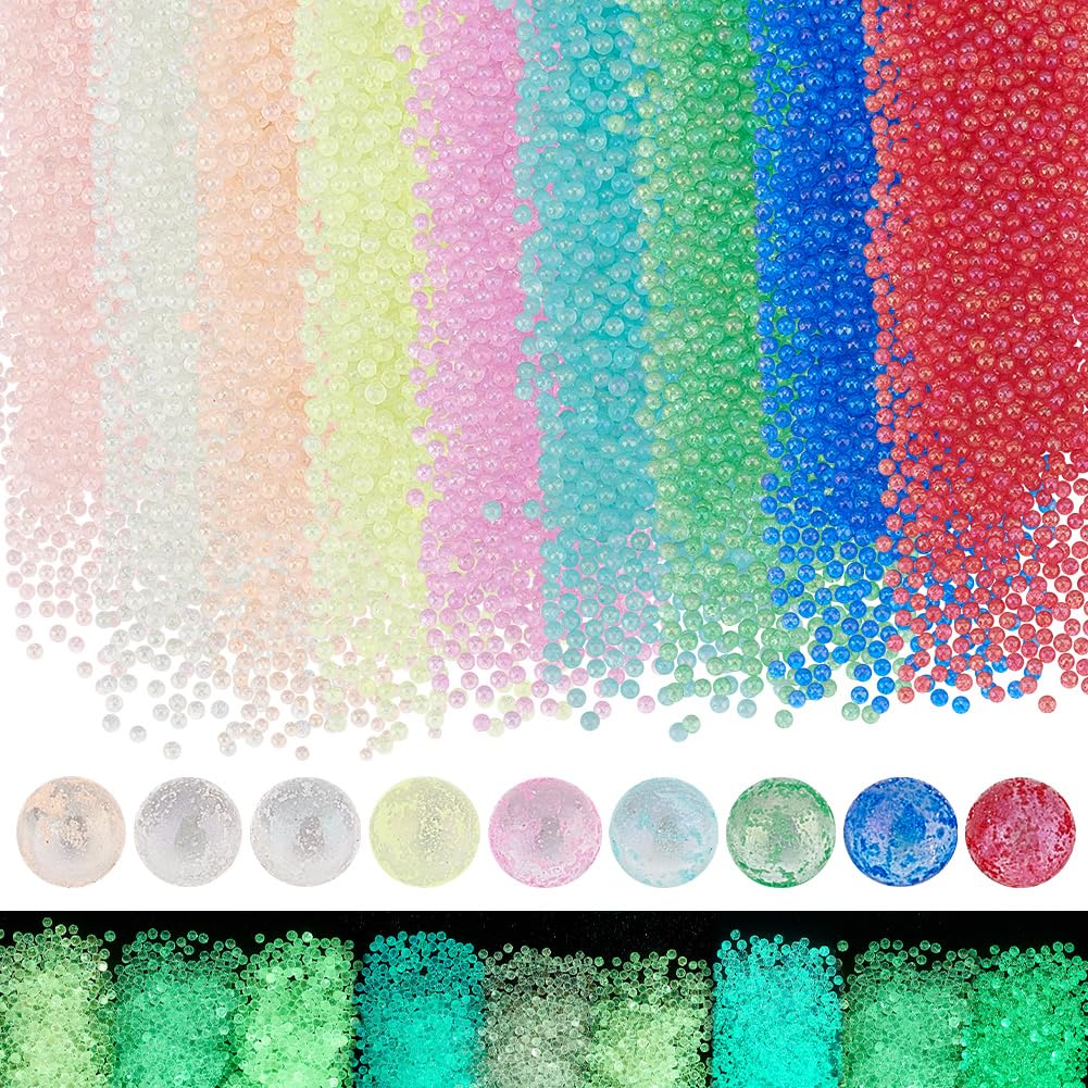 Amazon.com: PH PandaHall 9000pcs 9 Colors Resin Bubble Beads 2mm Round ...