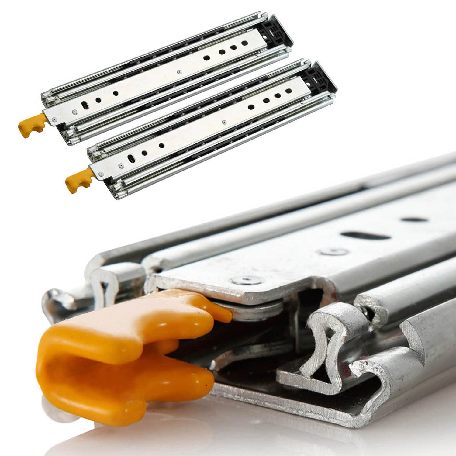 Amazon.com: 1 Pair Drawer Slides, Industrial Grade Ultra Heavy Duty ...